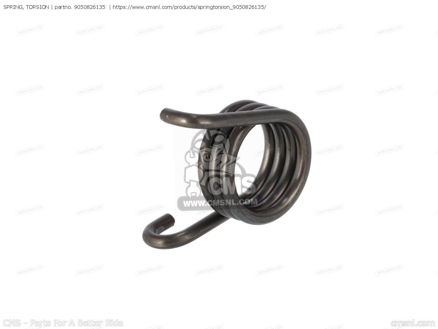 9050826135: Spring, Torsion Yamaha - buy the 90508-26135-00 at CMSNL
