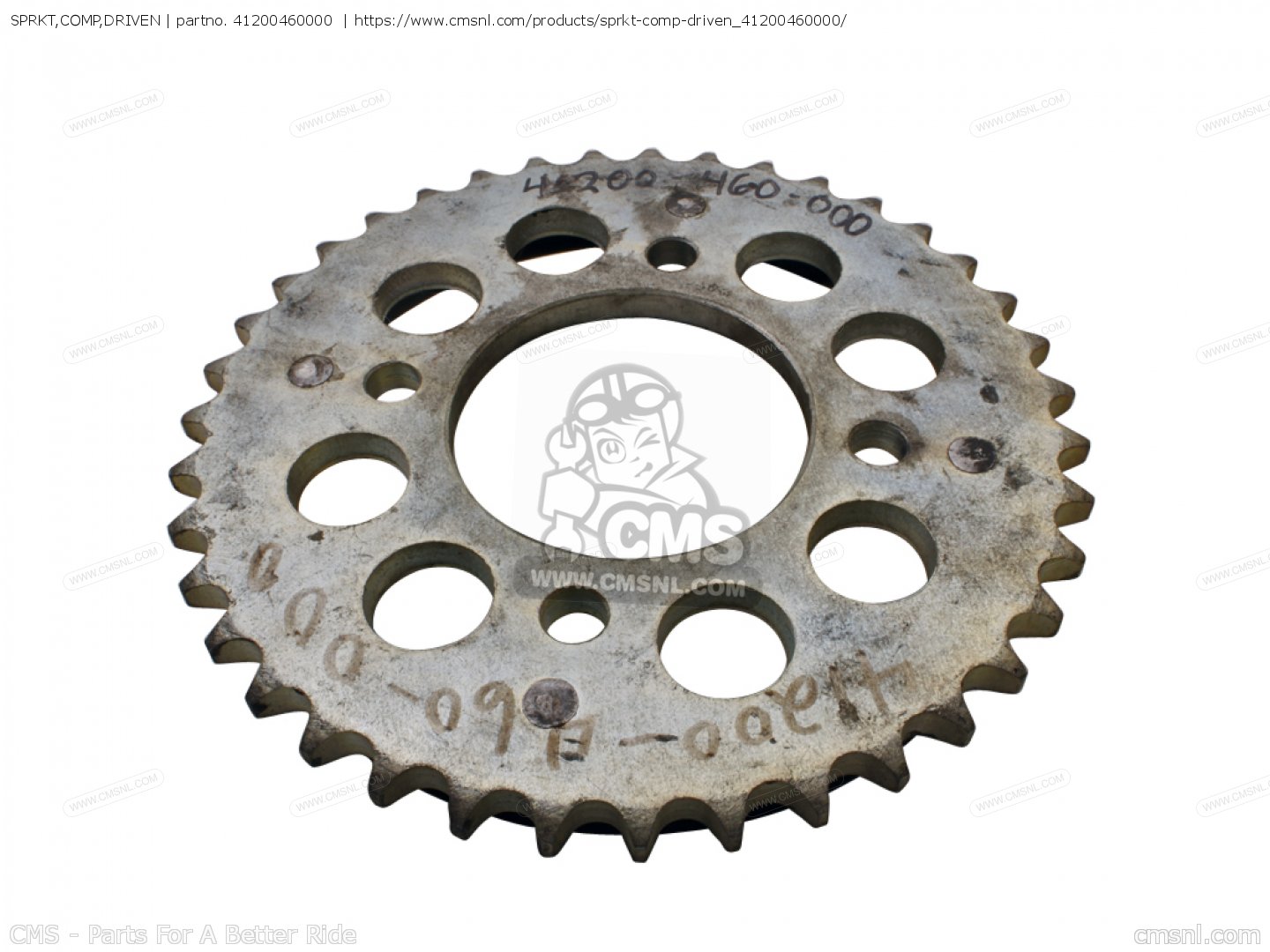 41200460000: Sprkt,comp,driven Honda - buy the 41200-460-000 at CMSNL