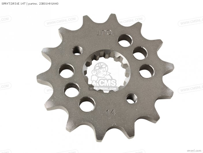 23801HN1A40: SPRKT,DRIVE 14T Honda - buy the 23801-HN1-A40 at CMSNL