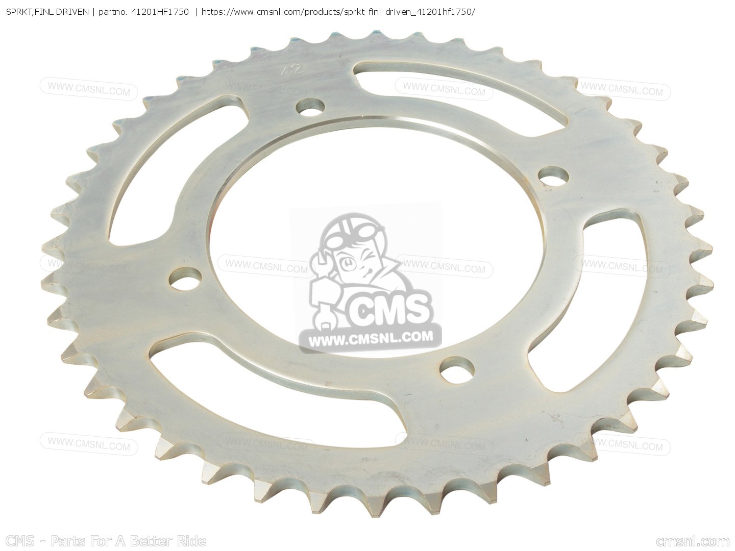 41201HF1750: SPRKT,FINL DRIVEN Honda - buy the 41201-HF1-750 at CMSNL