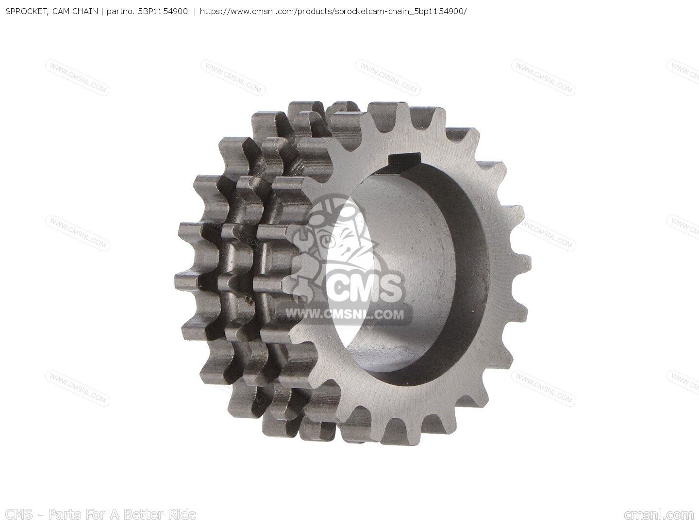 5BP1154900: SPROCKET, CAM CHAIN Yamaha - buy the 5BP-11549-00-00 at CMSNL
