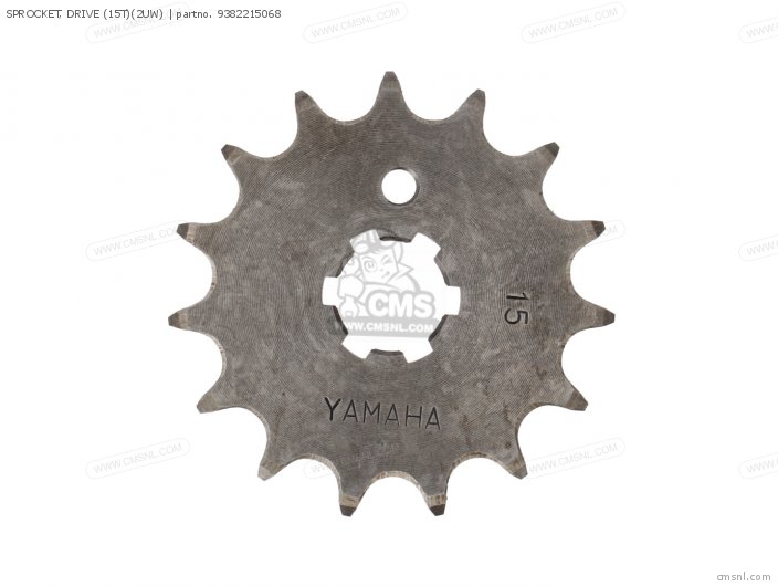 9382215068: SPROCKET, DRIVE (15T)(2UW) Yamaha - buy the 93822-15068-00 ...