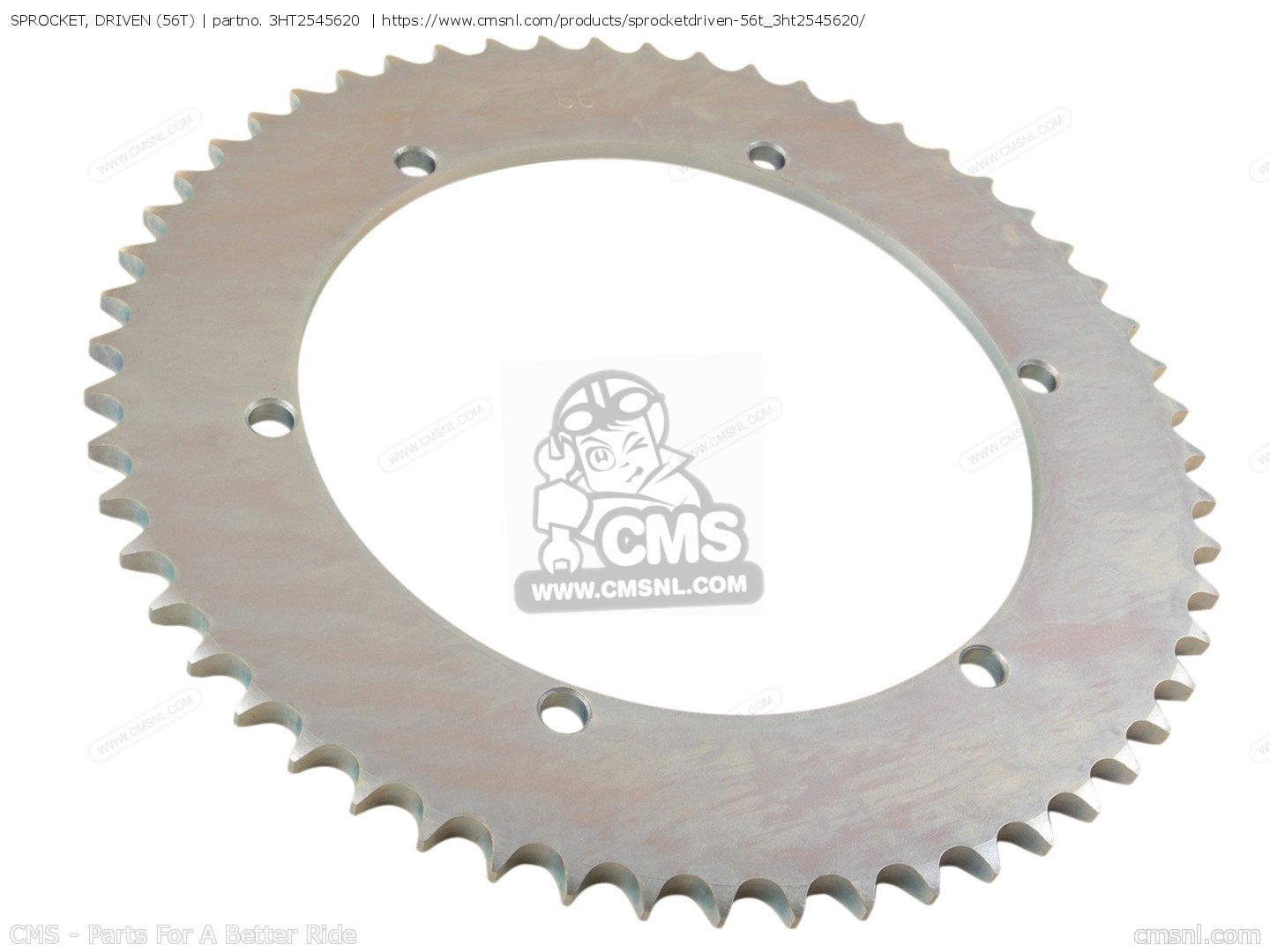 3HT2545620: SPROCKET, DRIVEN (56T) Yamaha - buy the 3HT-25456-20-00 at ...