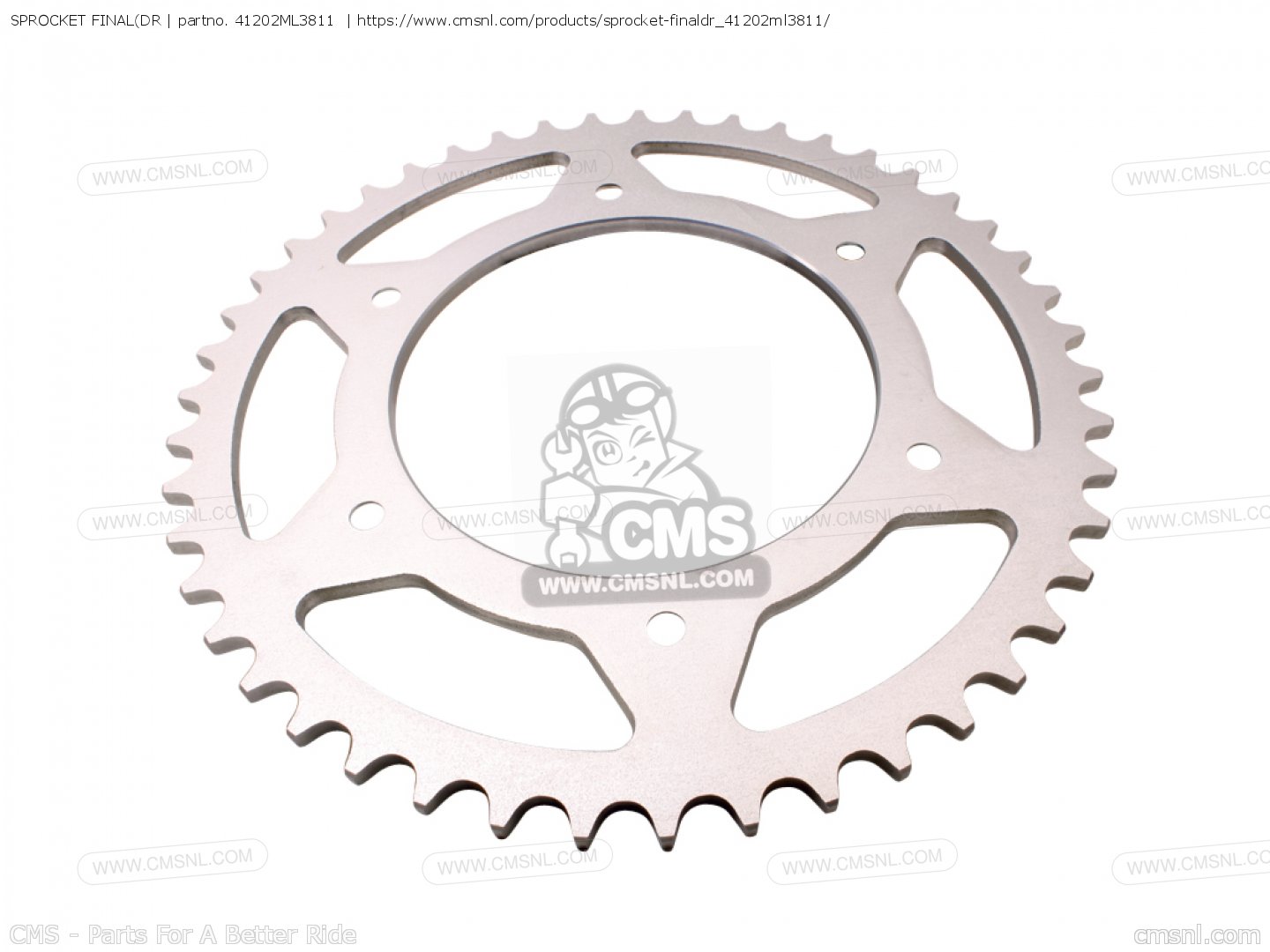 41202ML3811: SPROCKET FINAL(DR Honda - buy the 41202-ML3-811 at CMSNL