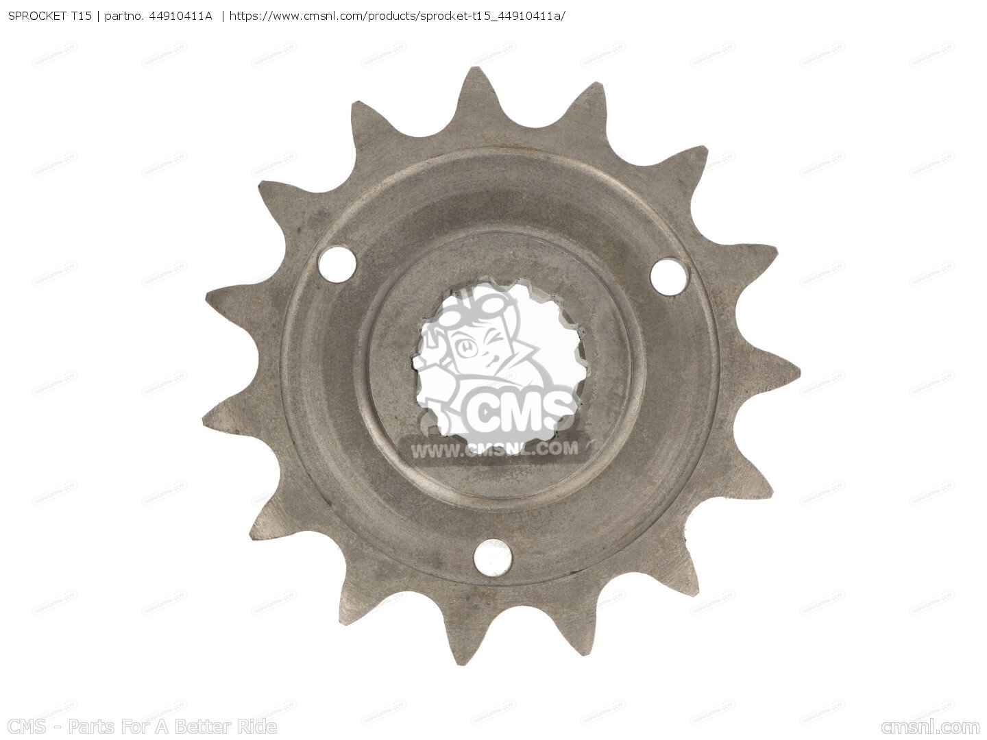 44910411A: Sprocket T15 Ducati - buy the 44910411A at CMSNL