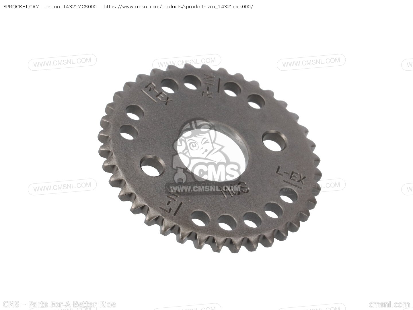 14321MCS000: Sprocket,cam Honda - buy the 14321-MCS-000 at CMSNL