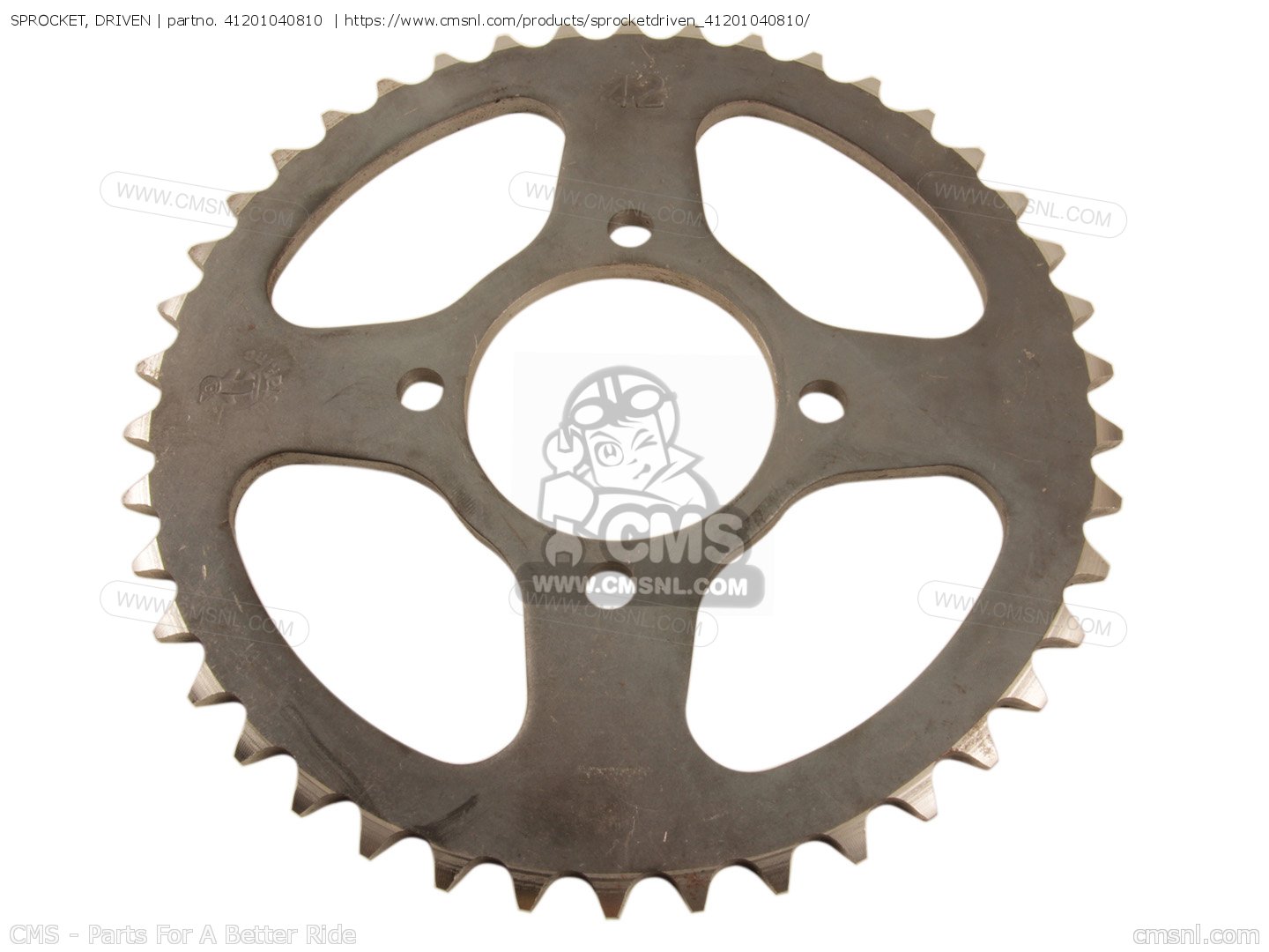 41201040810: Sprocket, Driven Honda - buy the 41201-040-810 at CMSNL