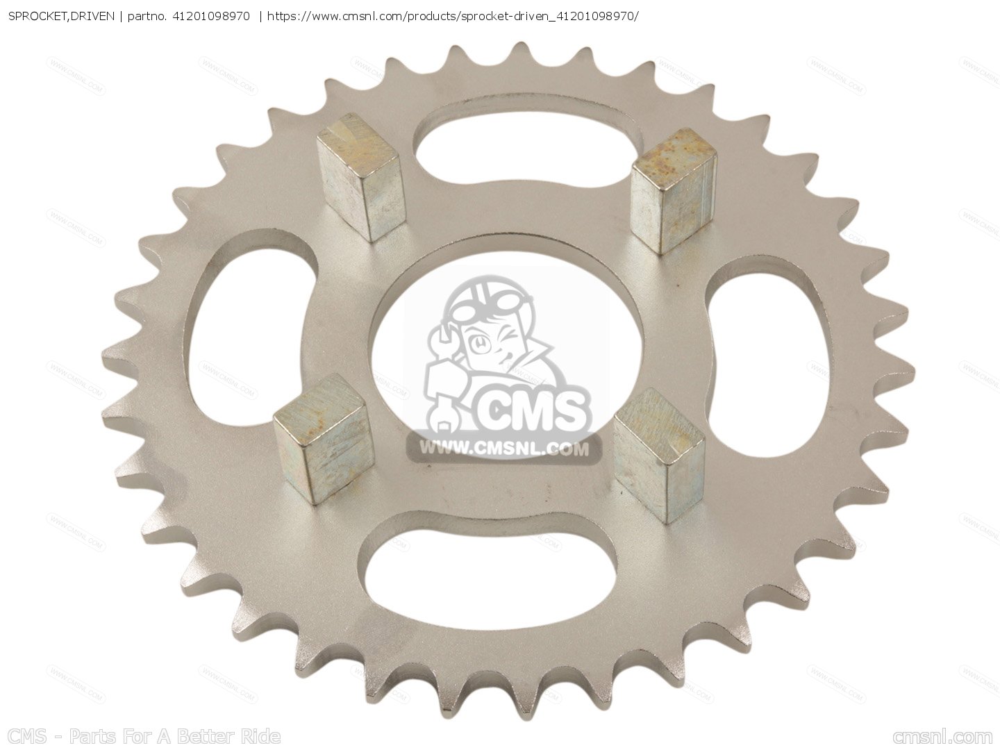 41201098970: SPROCKET,DRIVEN Honda - buy the 41201-098-970 at CMSNL