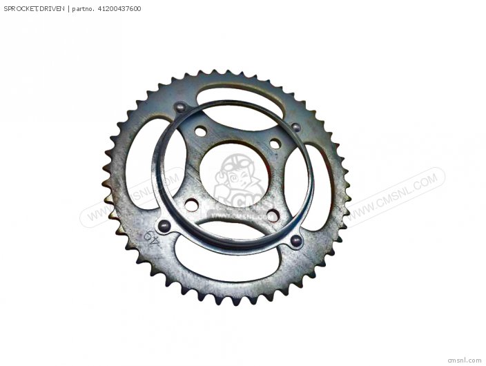 41200437600: SPROCKET,DRIVEN Honda - buy the 41200-437-600 at CMSNL