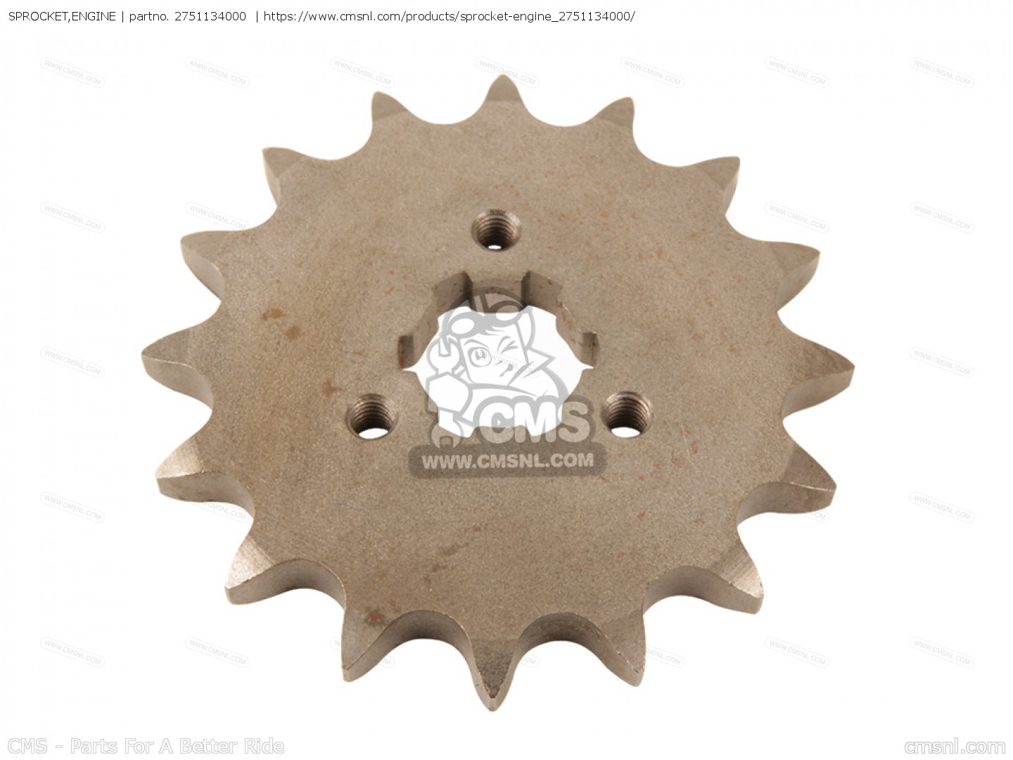 2751134000: SPROCKET,ENGINE Suzuki - buy the 27511-34000 at CMSNL