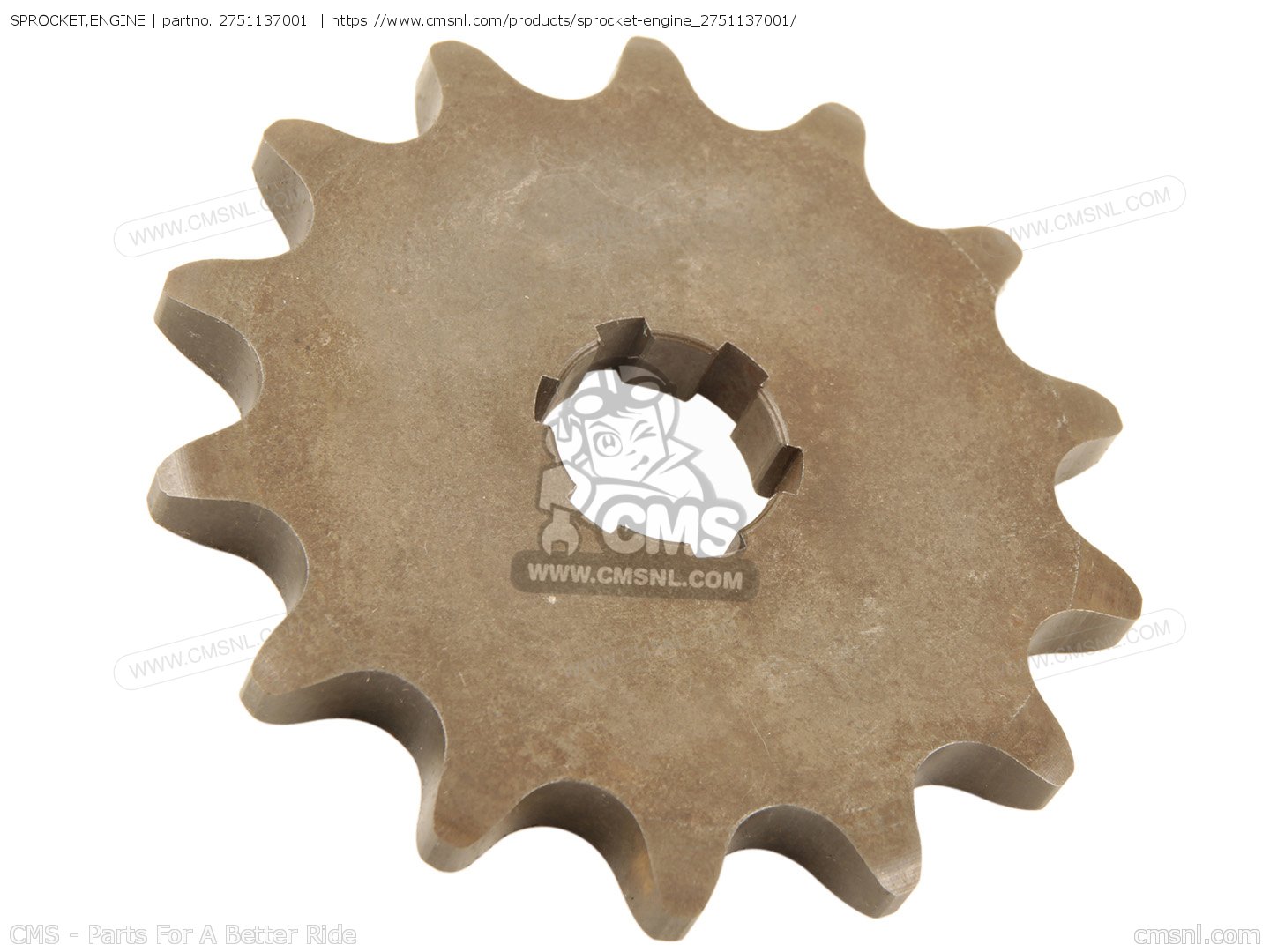2751137001: Sprocket,engine Suzuki - buy the 27511-37001 at CMSNL