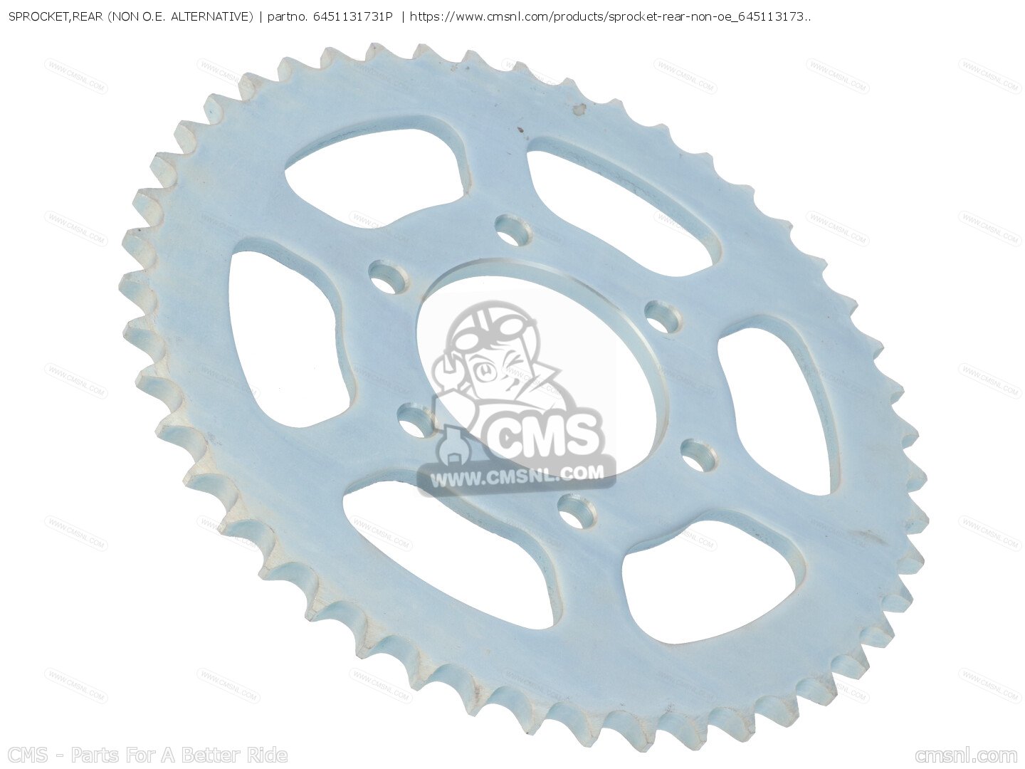 SPROCKET,REAR (NON O.E. ALTERNATIVE) for GT750 1973 1974 1975 1976 1977 ...
