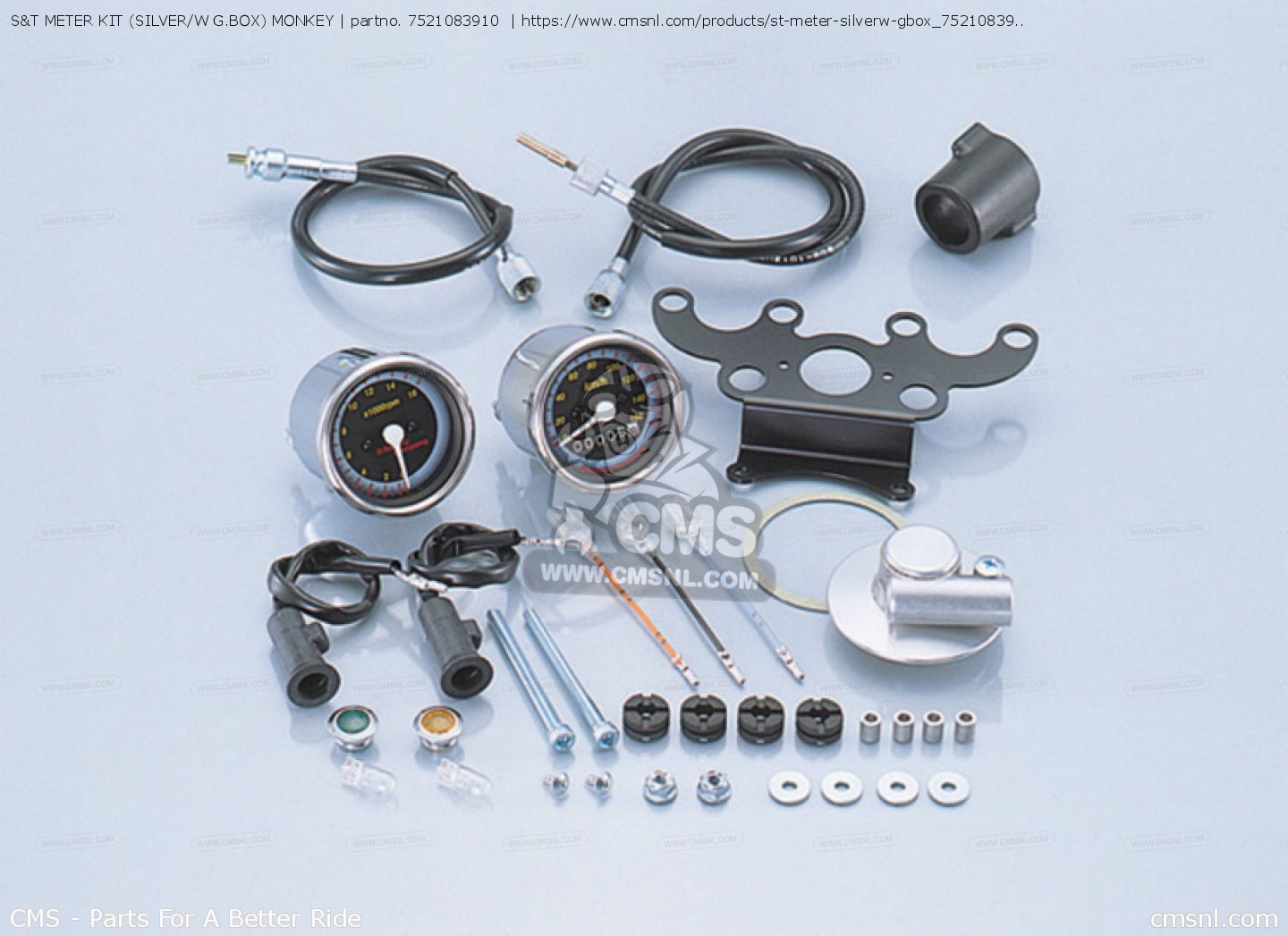 7521083910: S&t Meter Kit (silver/w G.box) Monkey Kitaco - buy the 752 ...