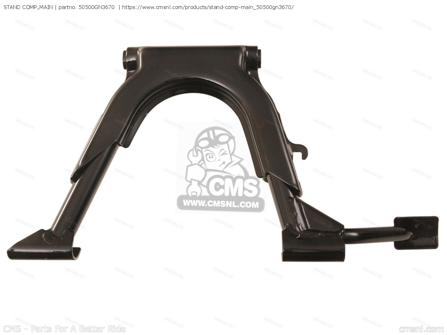 50500GN3670: Stand Comp.,main Honda - buy the 50500-GN3-670 at CMSNL