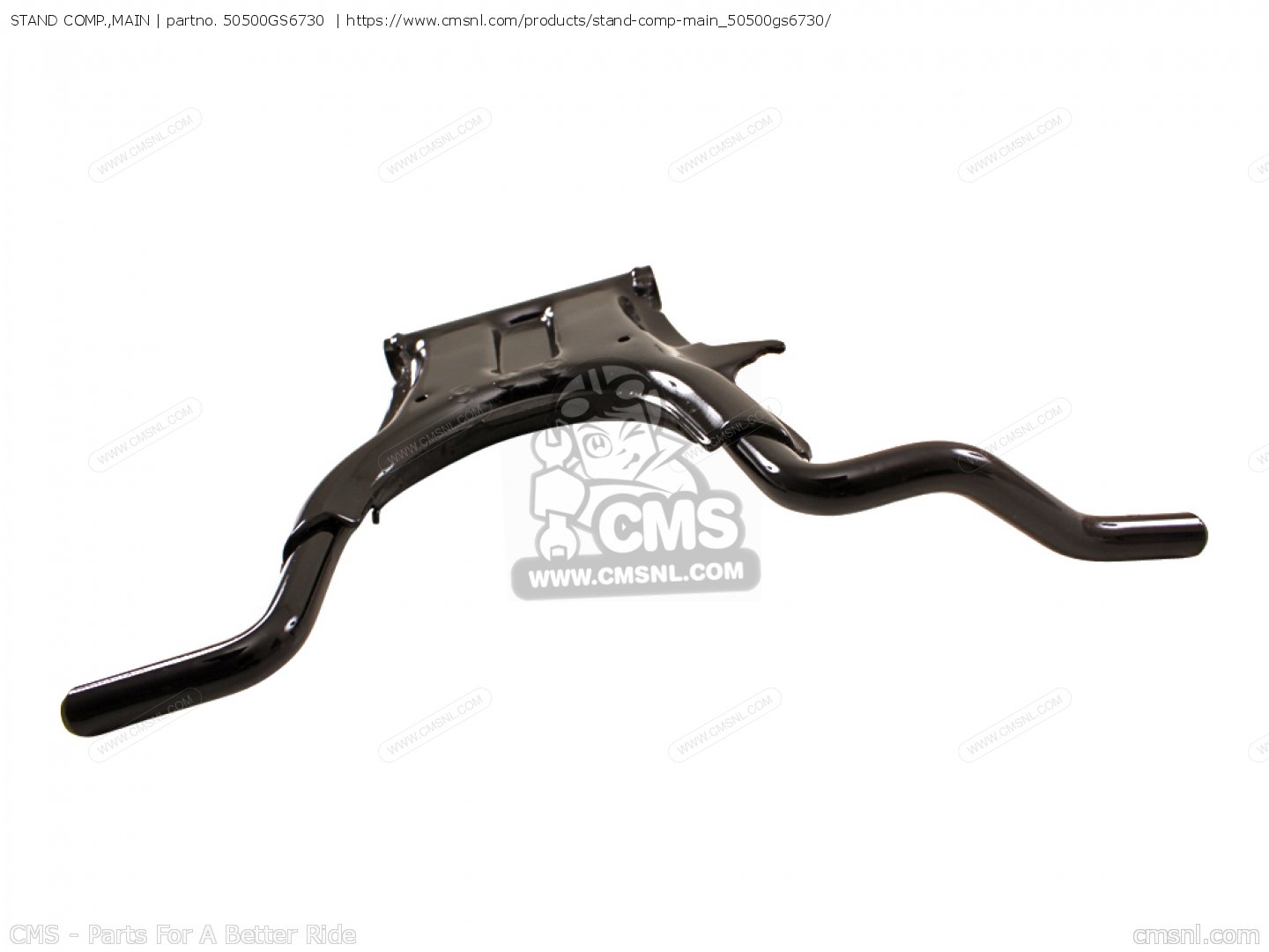 50500GS6730: Stand Comp.,main Honda - buy the 50500-GS6-730 at CMSNL