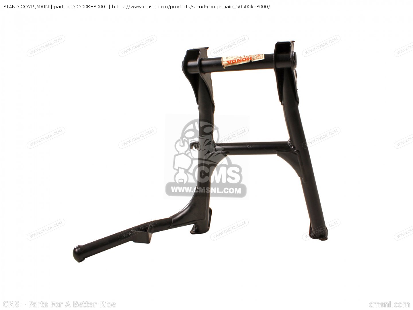 50500KE8000: Stand Comp.,main Honda - buy the 50500-KE8-000 at CMSNL