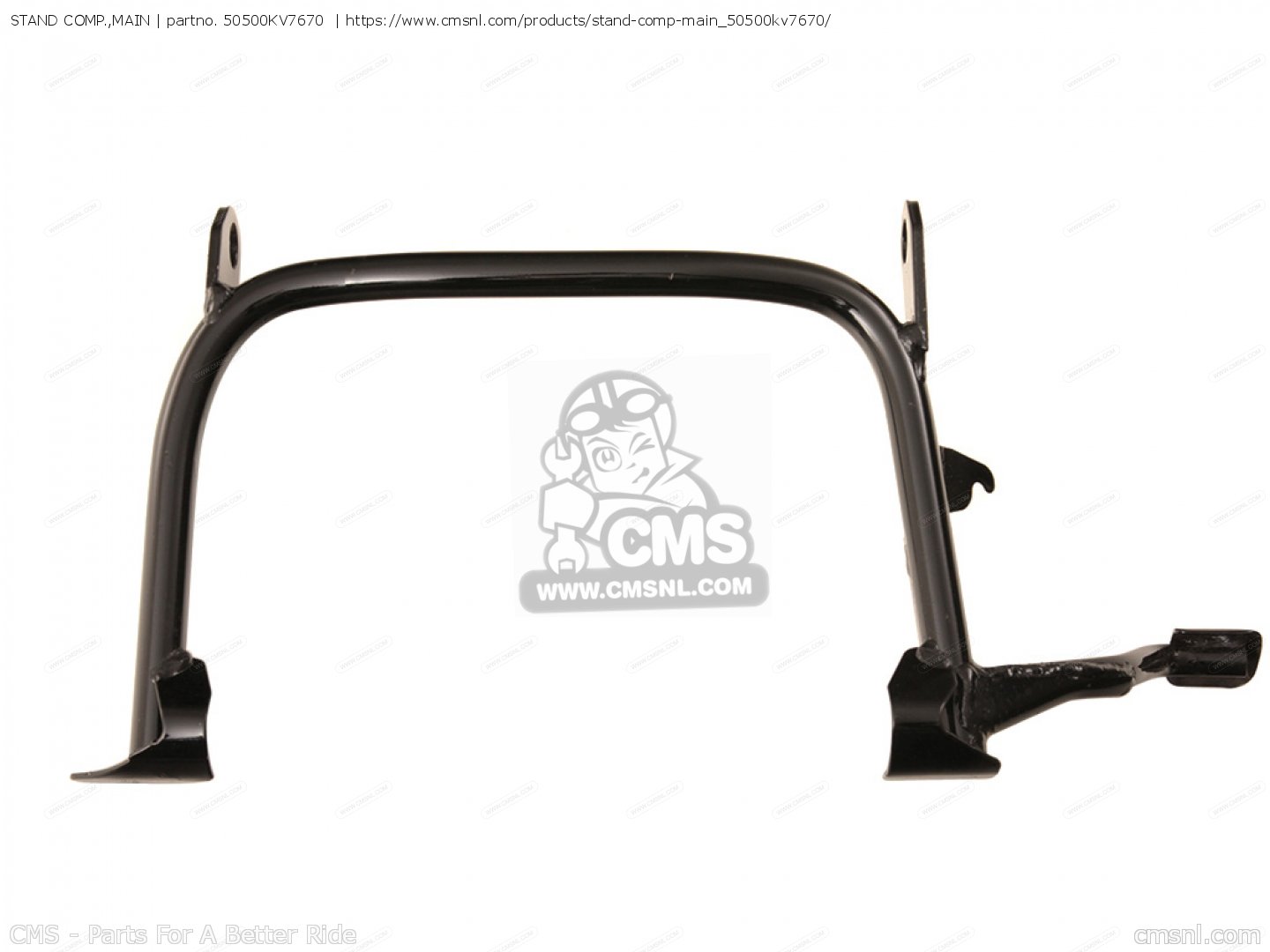 50500KV7670: Stand Comp.,main Honda - buy the 50500-KV7-670 at CMSNL