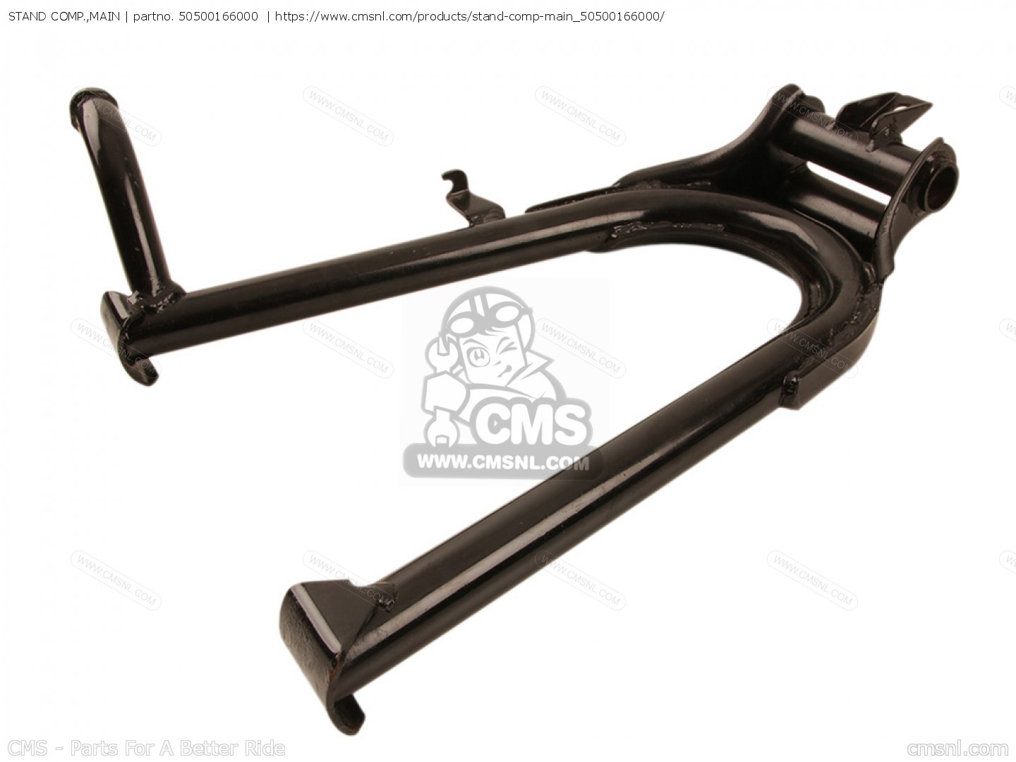 50500166000: STAND COMP.,MAIN Honda - buy the 50500-166-000 at CMSNL