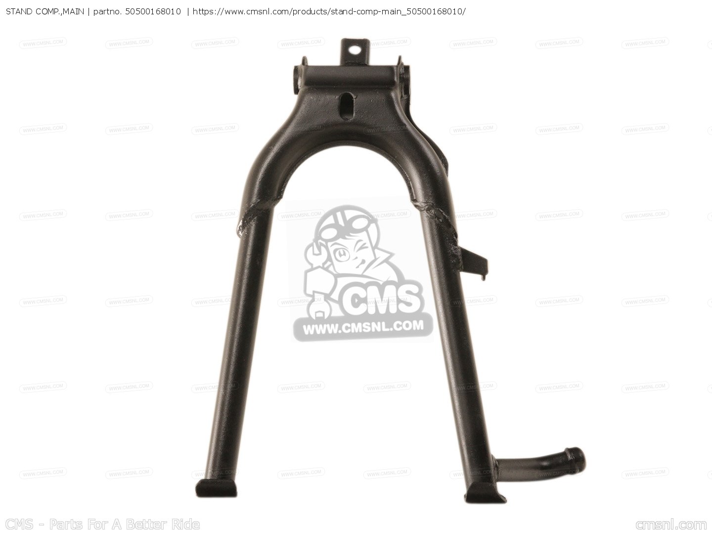 50500168010: STAND COMP.,MAIN Honda - buy the 50500-168-010 at CMSNL