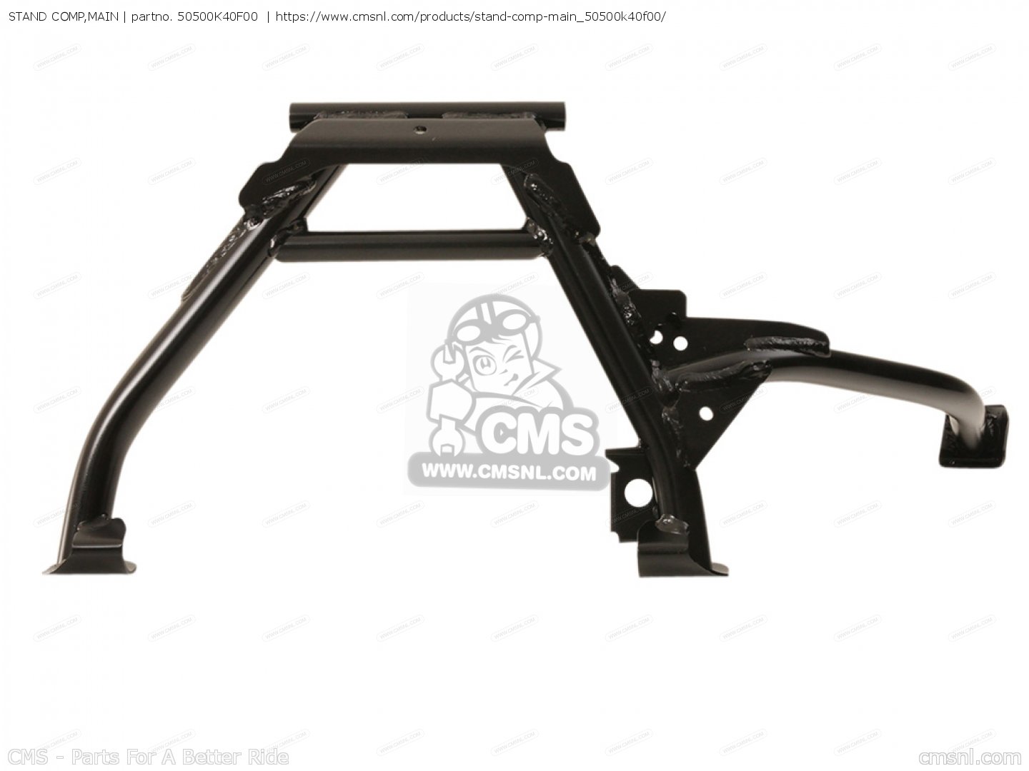 50500K40F00: STAND COMP,MAIN Honda - buy the 50500-K40-F00 at CMSNL