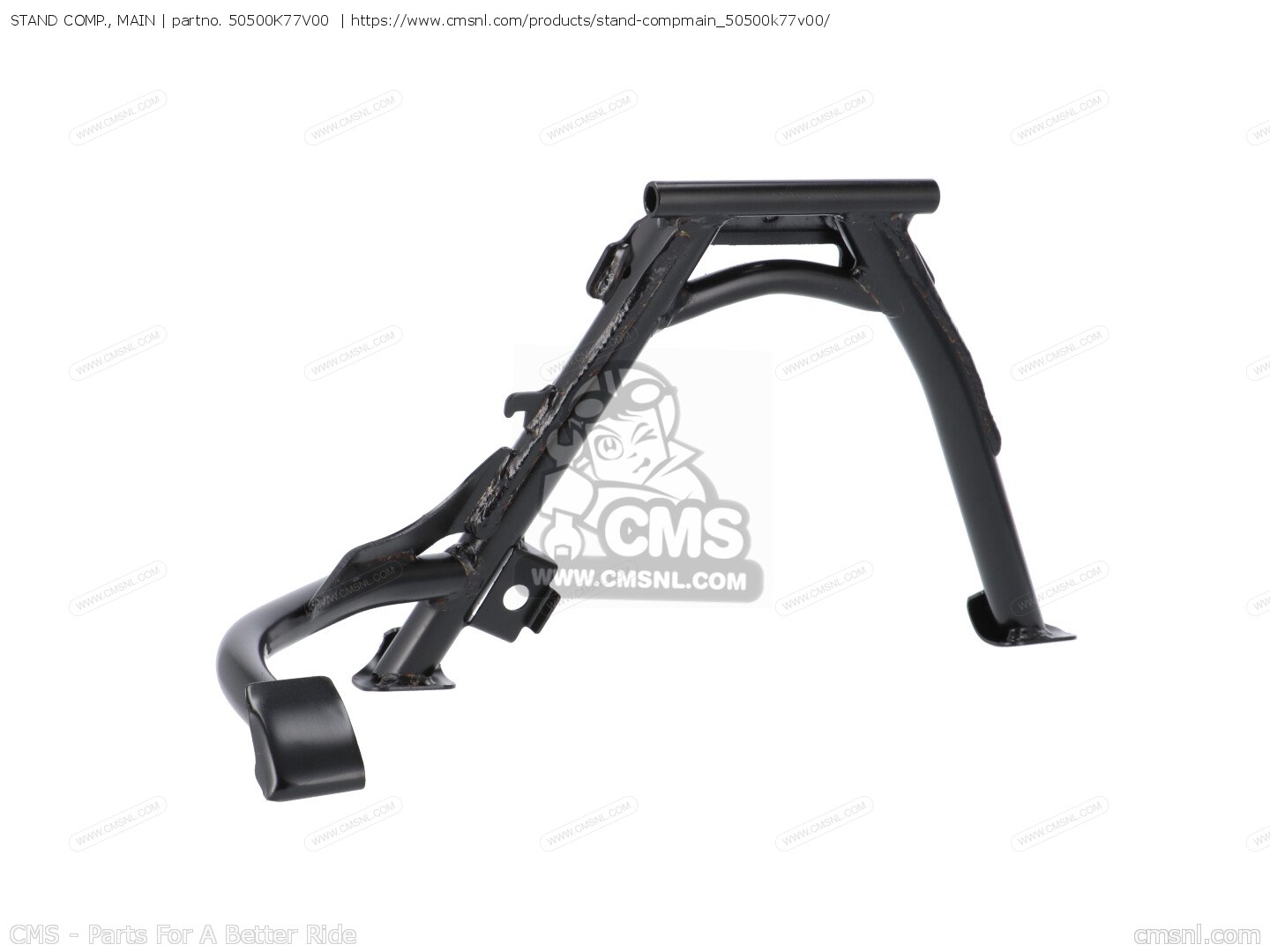 50500K77V00: STAND COMP,MAIN Honda - buy the 50500-K77-V00 at CMSNL