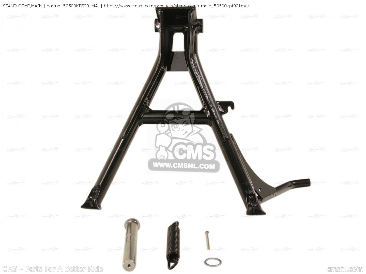 50500KPF901MA: Stand Comp,main Honda - buy the 50500-KPF-901MA at CMSNL