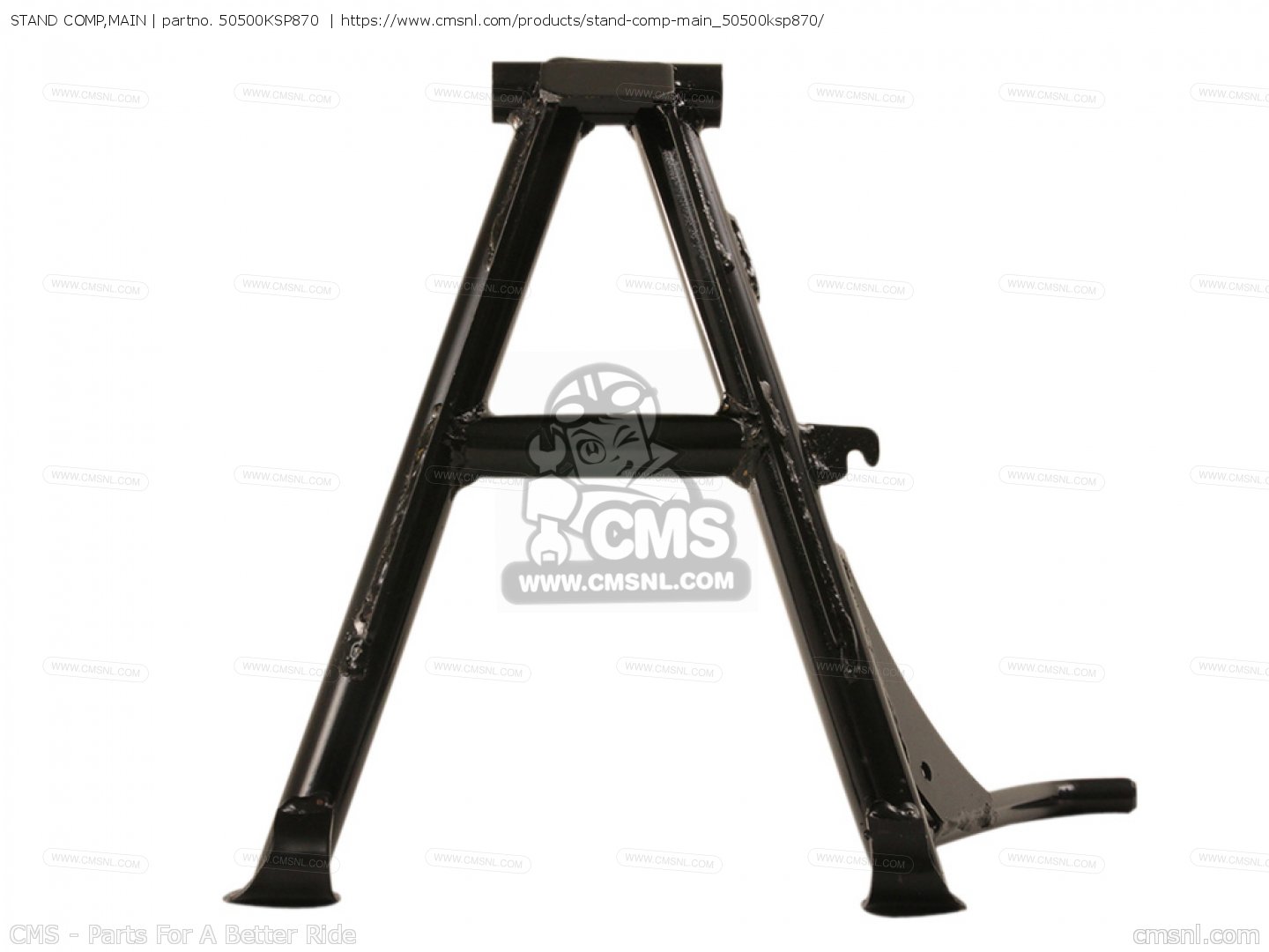 50500KSP870: STAND COMP,MAIN Honda - buy the 50500-KSP-870 at CMSNL