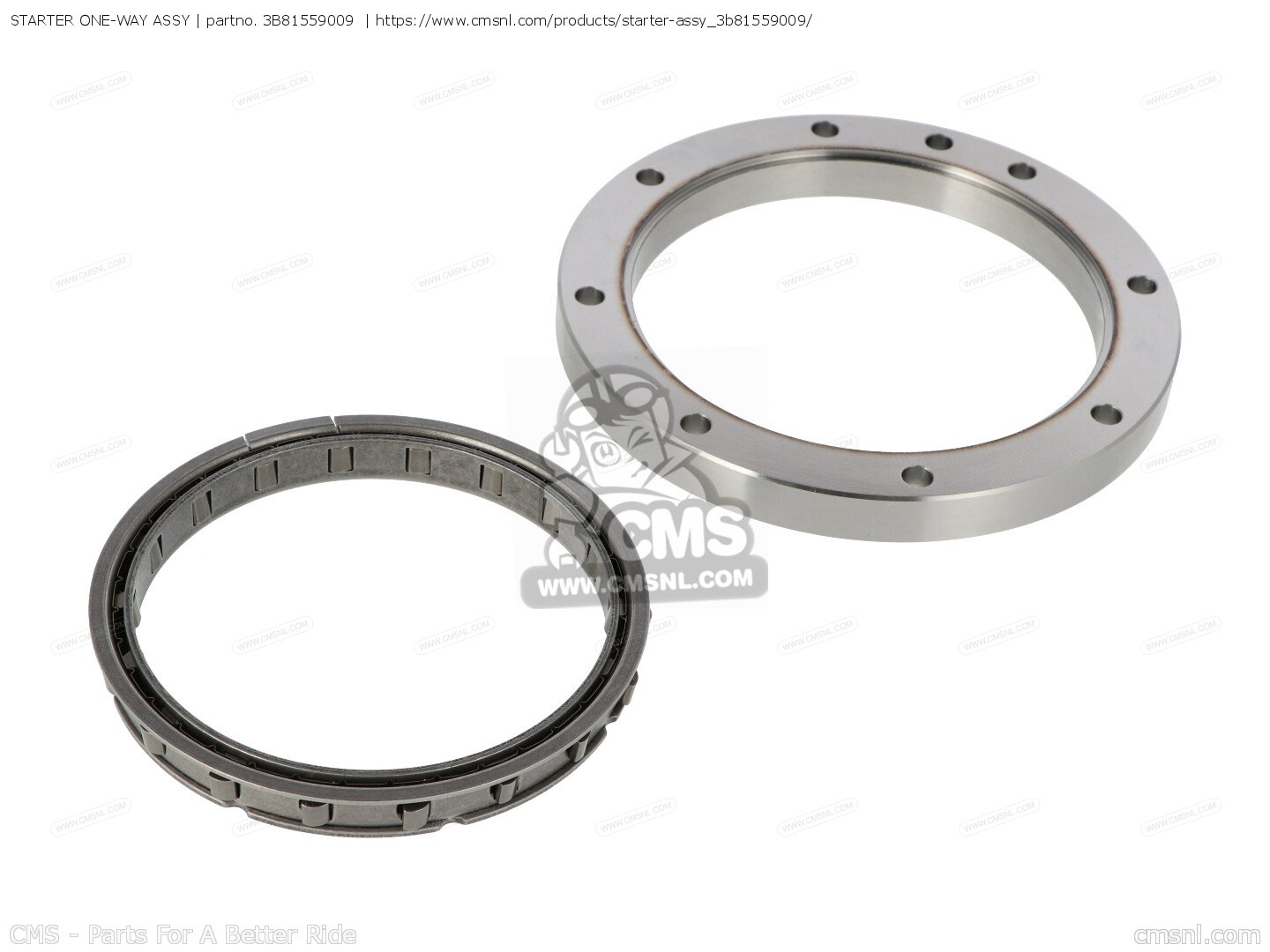 3B81559009: Starter One-way Assy Yamaha - buy the 3B8-15590-09-00 at CMSNL