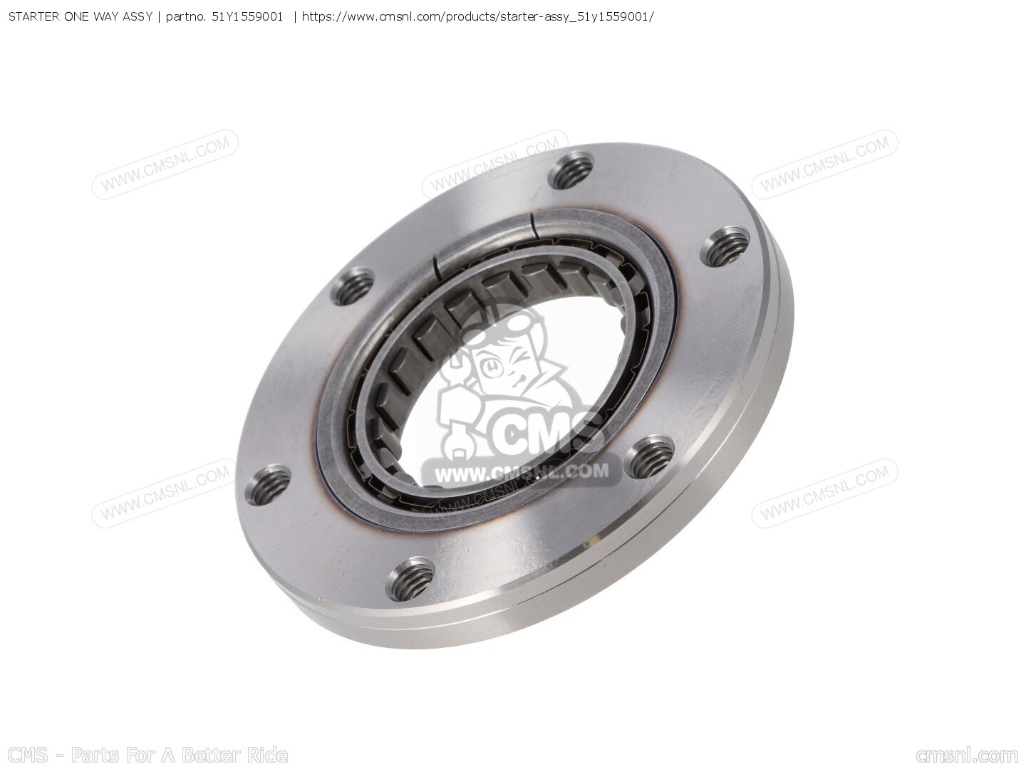 51Y1559001: Starter One Way Assy Yamaha - buy the 51Y-15590-01 at CMSNL