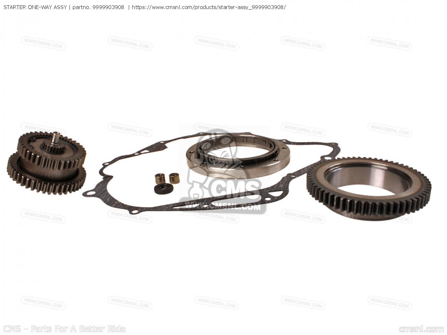 9999903908: Starter One-way Assy Yamaha - buy the 99999-03908 at CMSNL