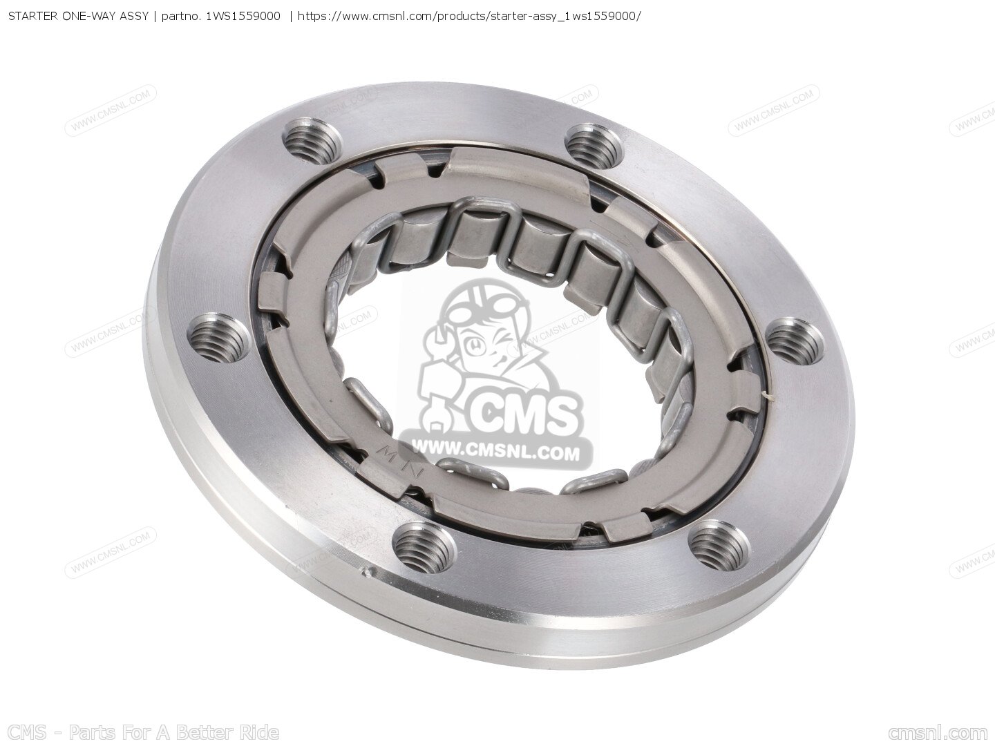 1WS1559000: STARTER ONE-WAY ASSY Yamaha - buy the 1WS-15590-00-00 at CMSNL