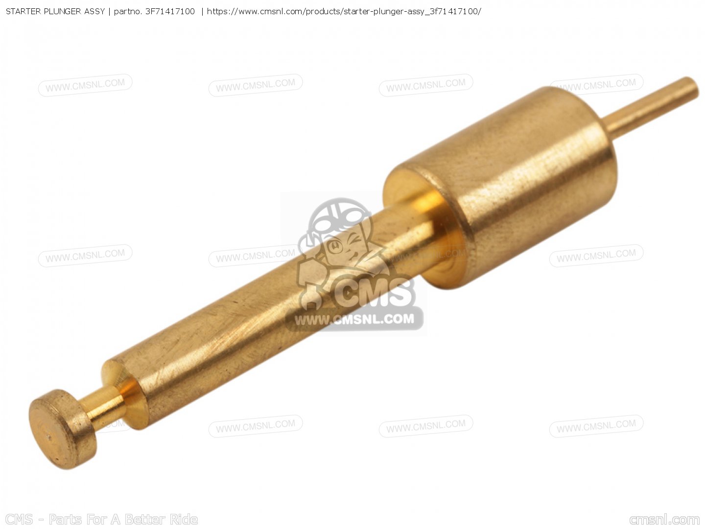 3F71417100: STARTER PLUNGER ASSY Yamaha - buy the 3F7-14171-00-00 at CMSNL