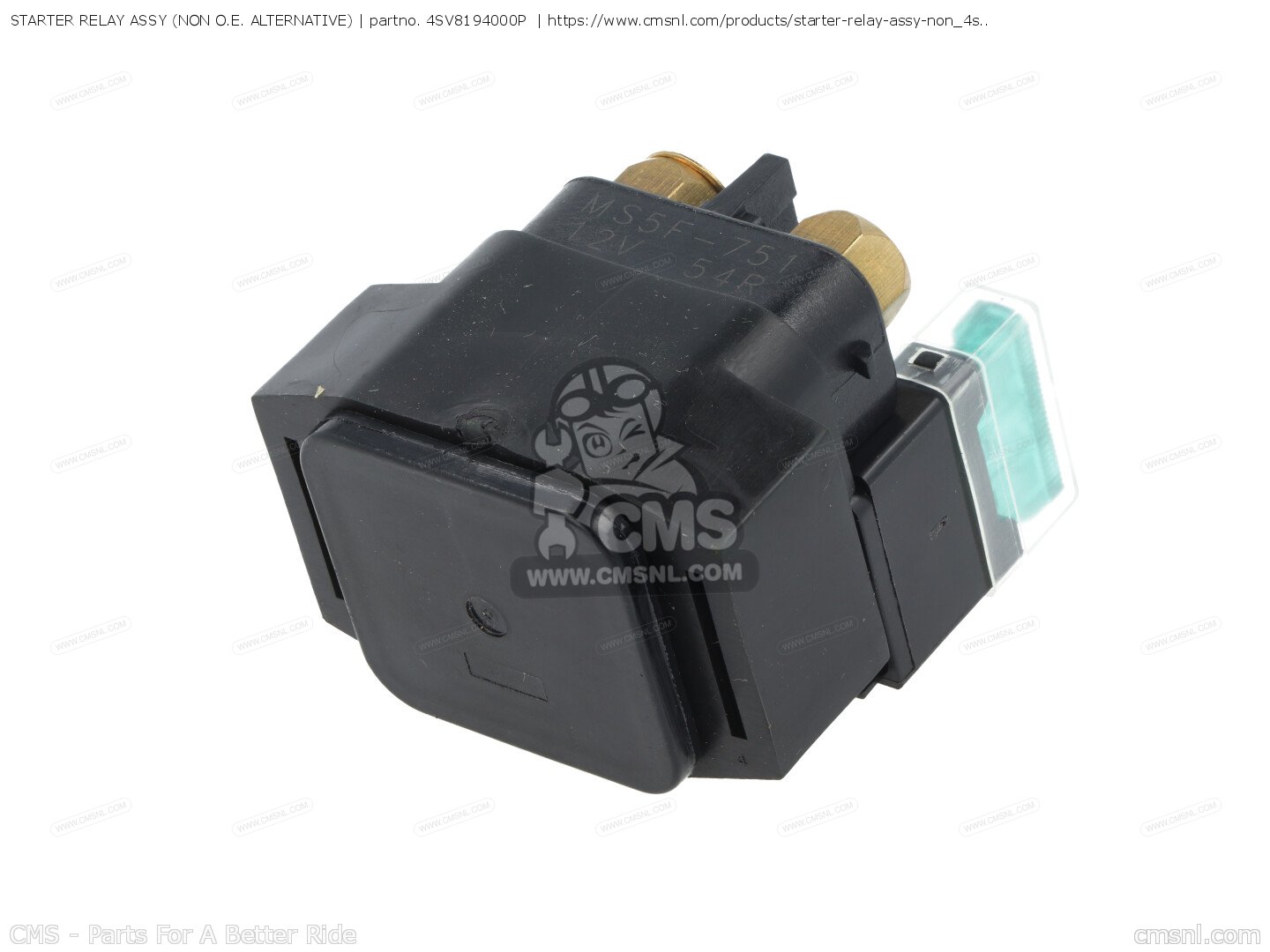 STARTER RELAY ASSY (NON O.E. ALTERNATIVE) for Yamaha - order at CMSNL