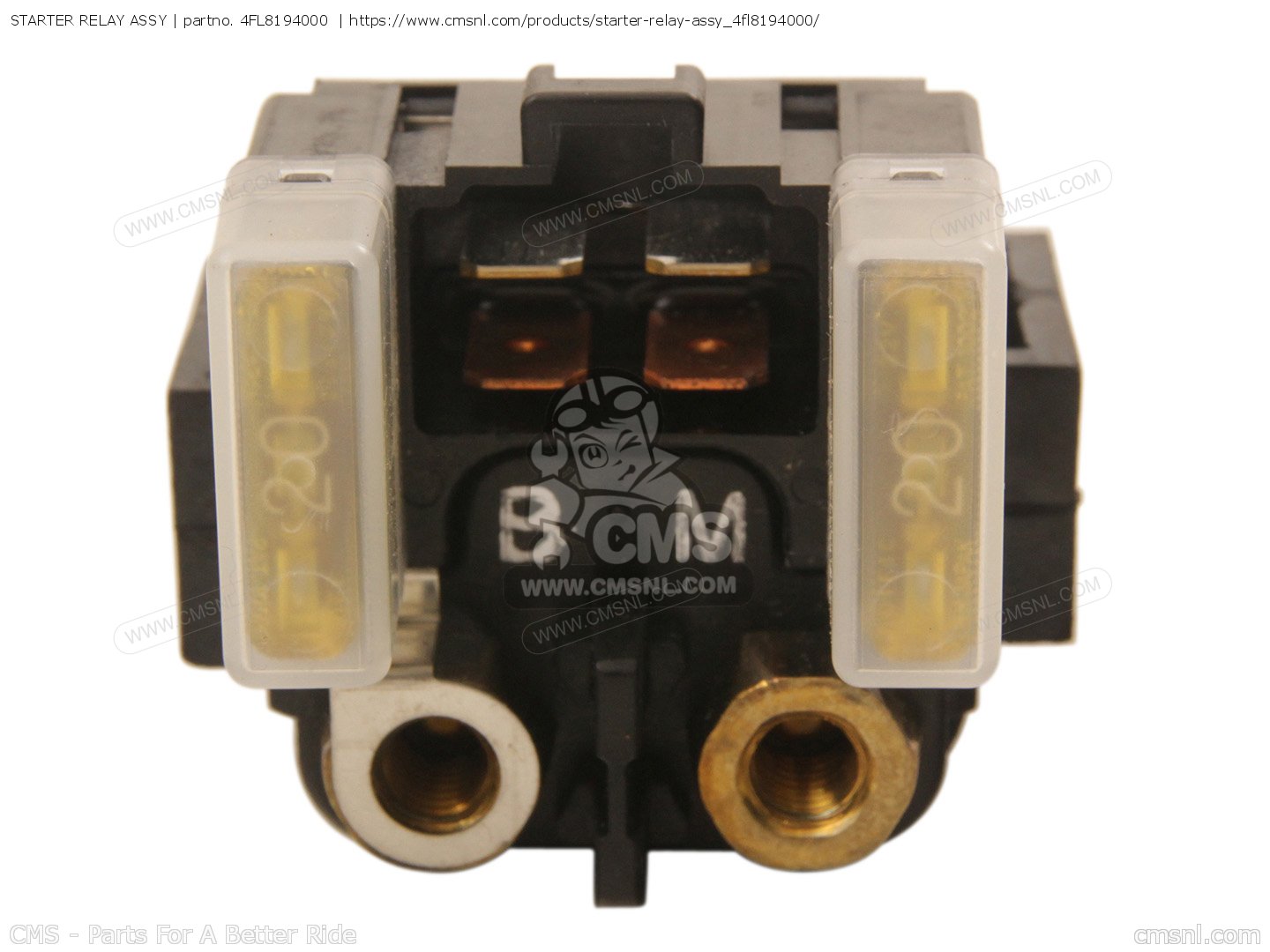 4FL8194000: Starter Relay Assy Yamaha - buy the 4FL-81940-00 at CMSNL