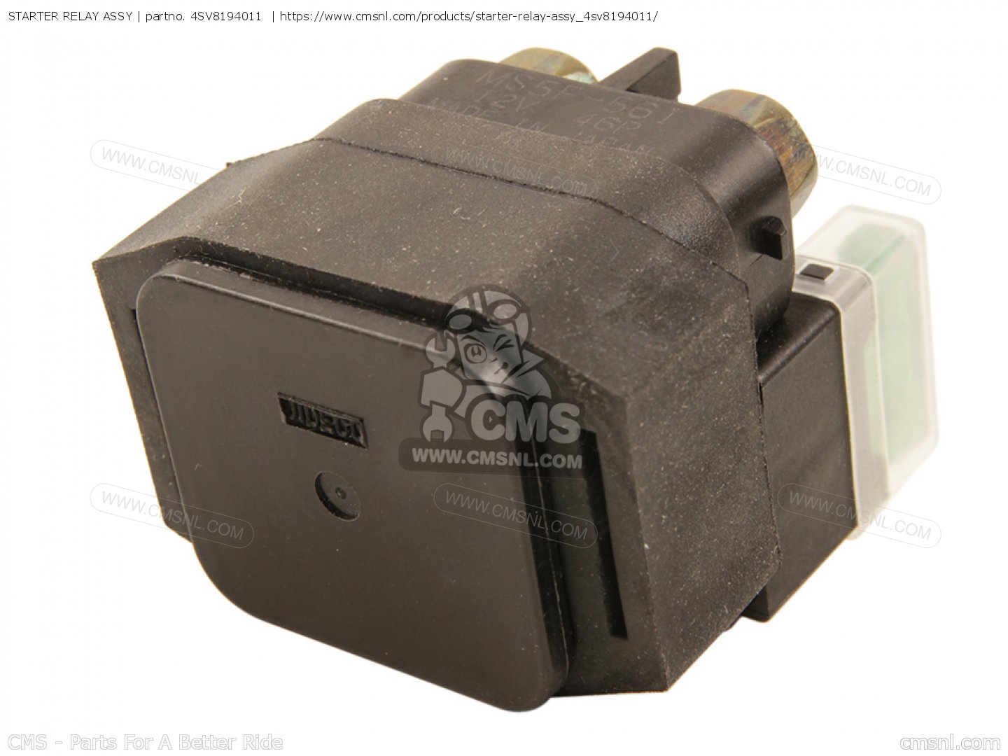 4SV8194011: STARTER RELAY ASSY Yamaha - buy the 4SV-81940-11-00 at CMSNL
