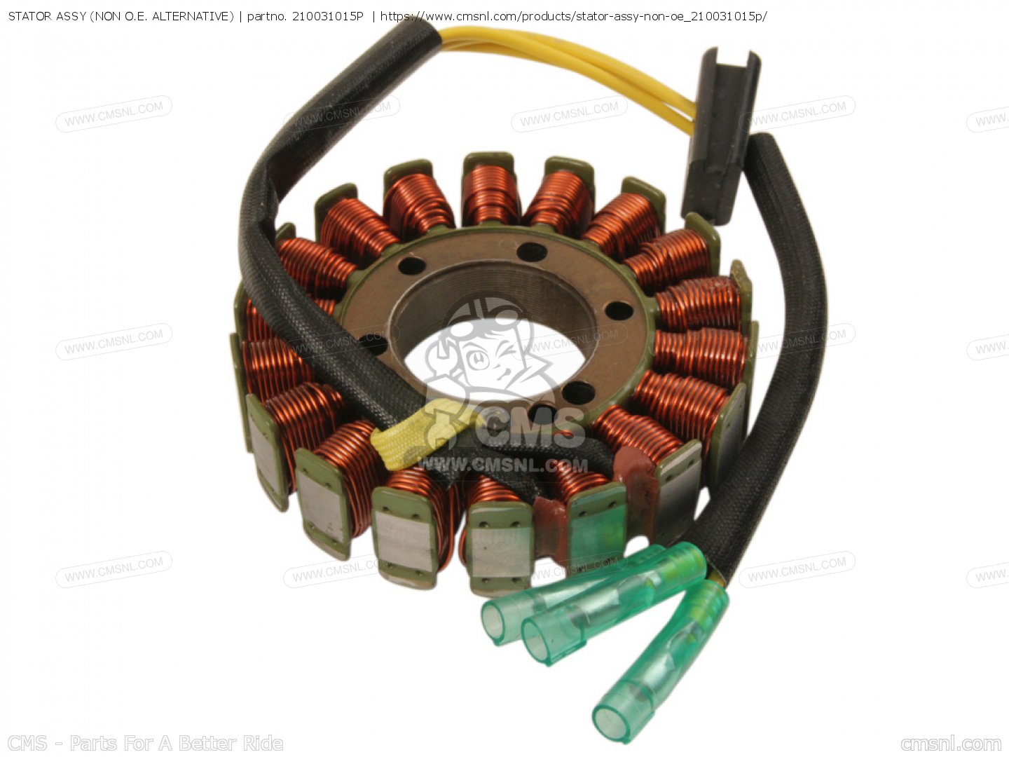 210031015P: STATOR ASSY (NON O.E. ALTERNATIVE) Kawasaki - buy the 21003 ...