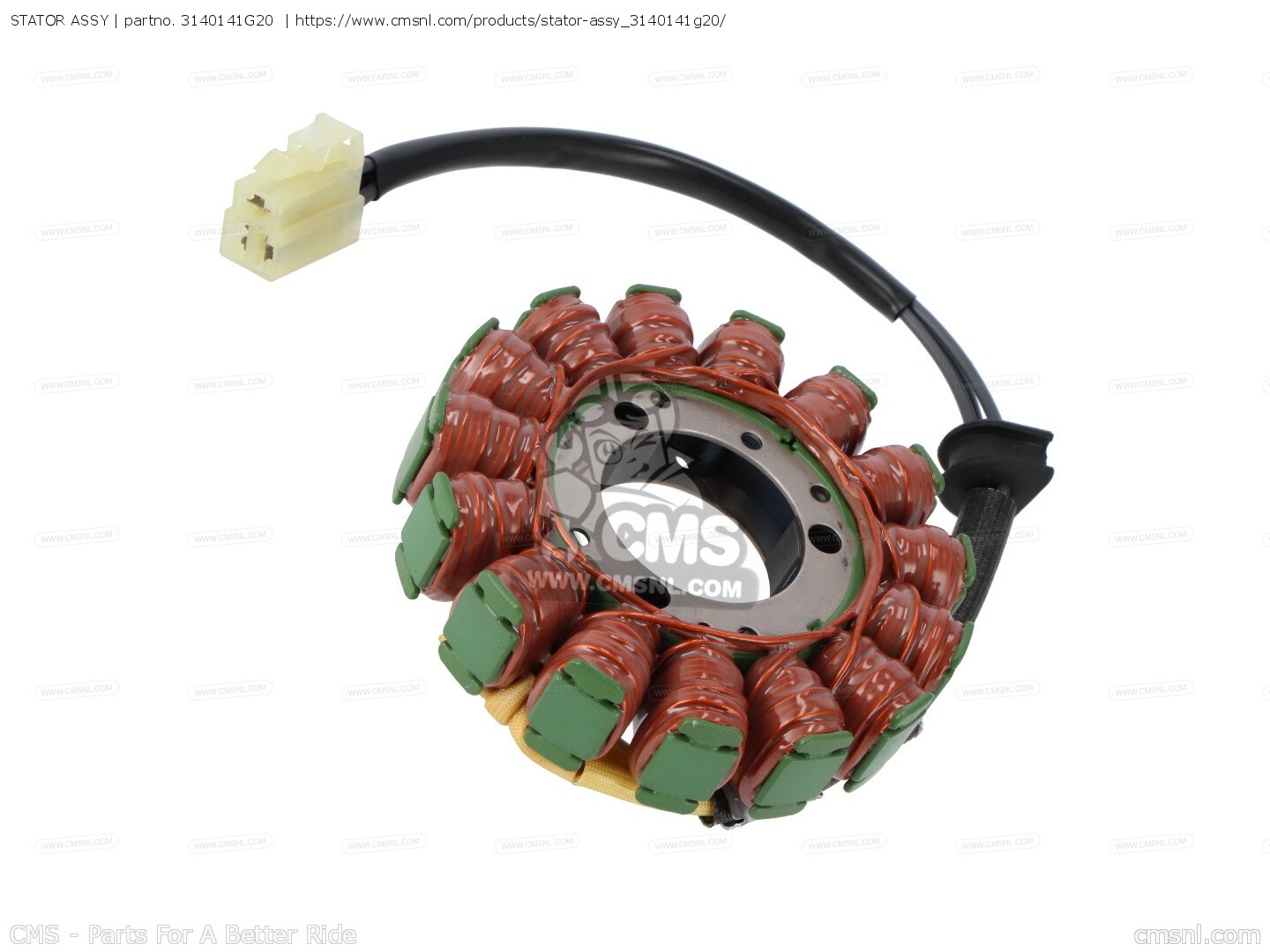 3140141G20: STATOR ASSY Suzuki - buy the 31401-41G20 at CMSNL
