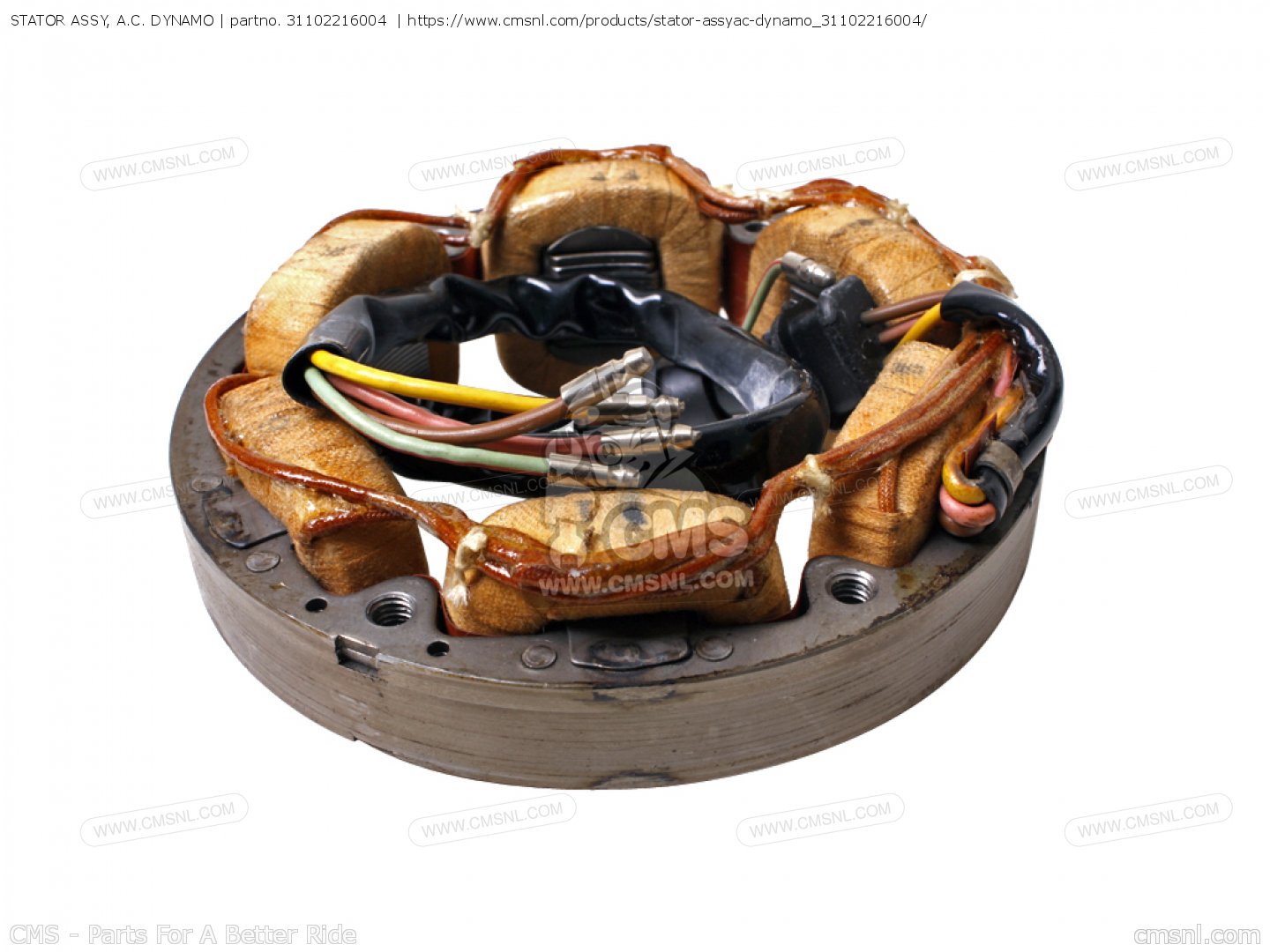STATOR ASSY, A.C. DYNAMO for CB160 SPORT GENERAL EXPORT - order at CMSNL