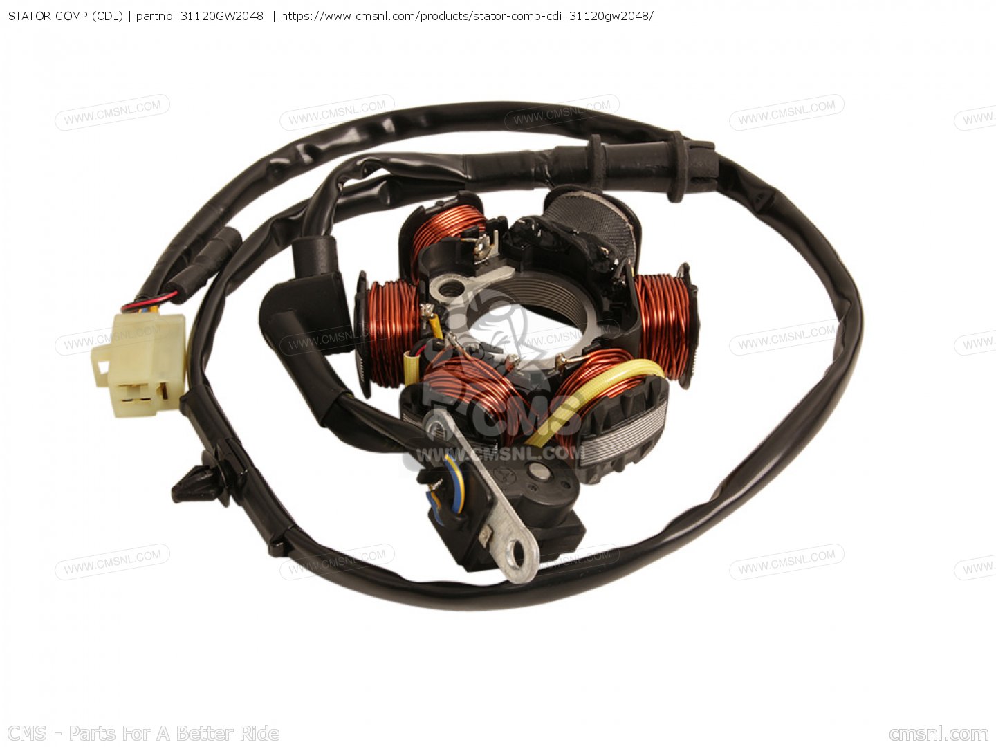 31120GW2048: STATOR COMP (CDI) Honda - buy the 31120-GW2-048 at CMSNL