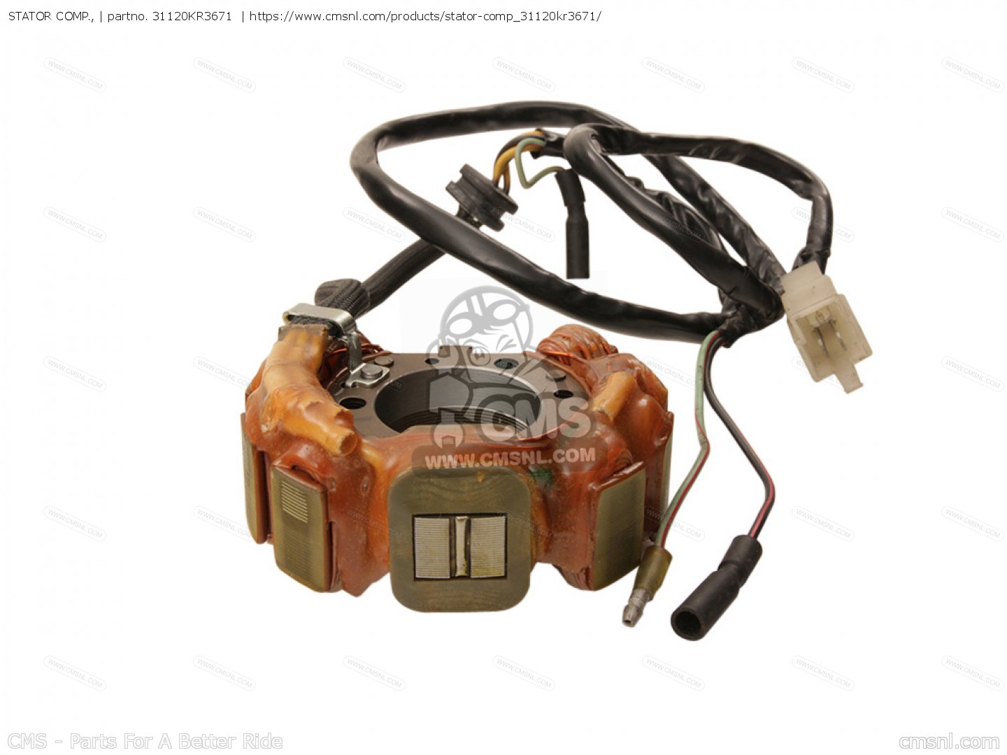 31120KR3671: STATOR COMP., Honda - buy the 31120-KR3-671 at CMSNL