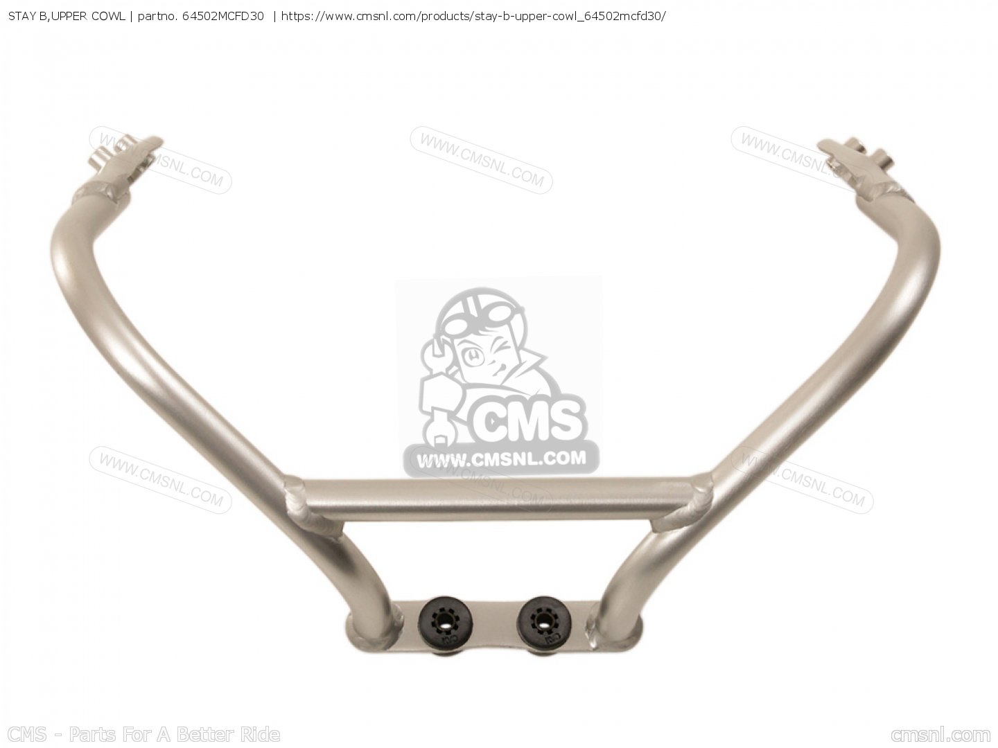 64502MCFD30: STAY B,UPPER COWL Honda - buy the 64502-MCF-D30 at CMSNL