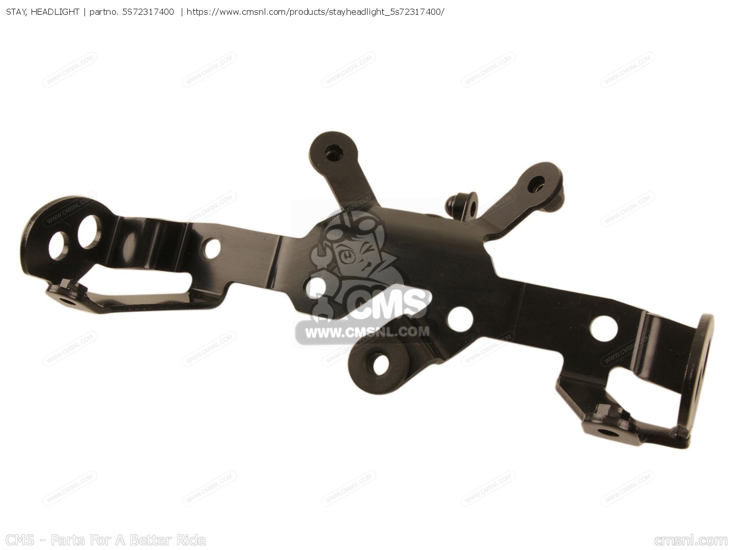 5S72317400: STAY, HEADLIGHT Yamaha - buy the 5S7-23174-00-00 at CMSNL