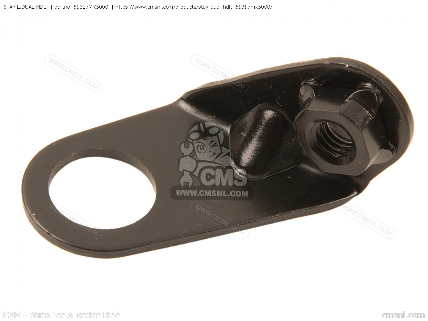 61317MK5000: STAY L,DUAL HDLT Honda - buy the 61317-MK5-000 at CMSNL