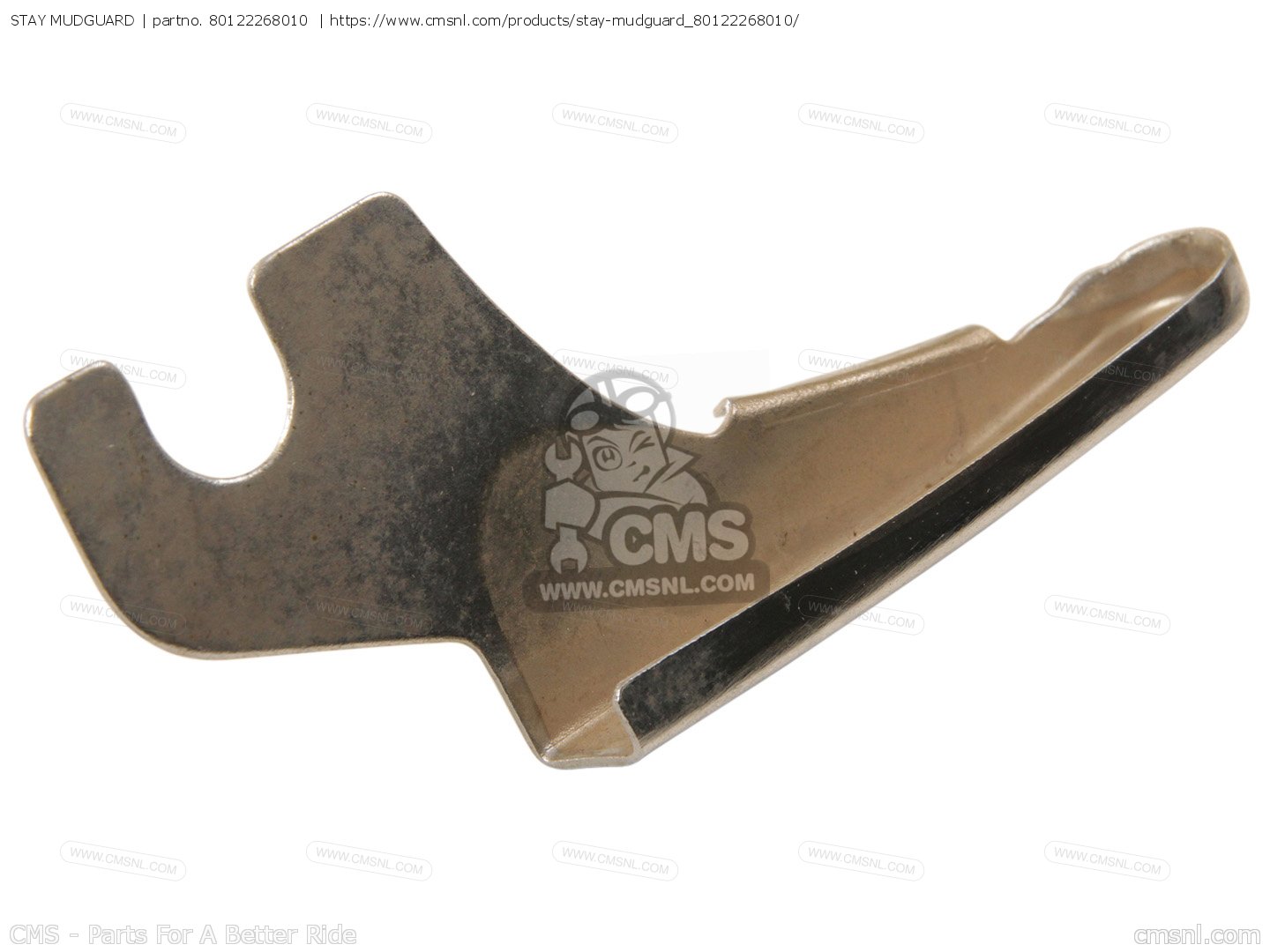80122268010: STAY MUDGUARD Honda - buy the 80122-268-010 at CMSNL