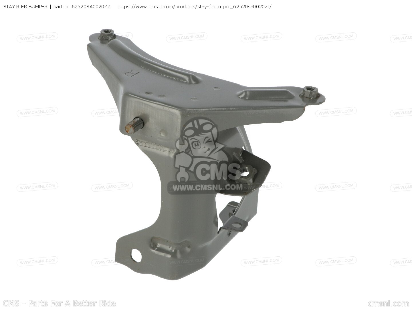 62520SA0020ZZ: Stay R,fr.bumper Honda - buy the 62520-SA0-020ZZ at CMSNL