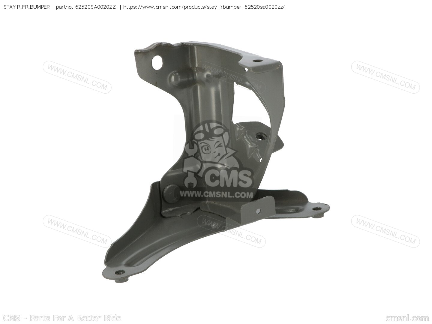 62520SA0020ZZ: Stay R,fr.bumper Honda - buy the 62520-SA0-020ZZ at CMSNL