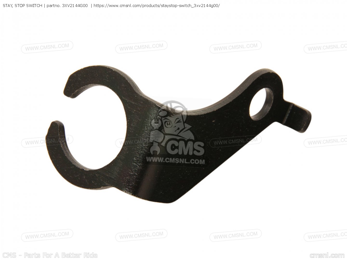 3XV2144G00: STAY, STOP SWITCH Yamaha - buy the 3XV-2144G-00-00 at CMSNL