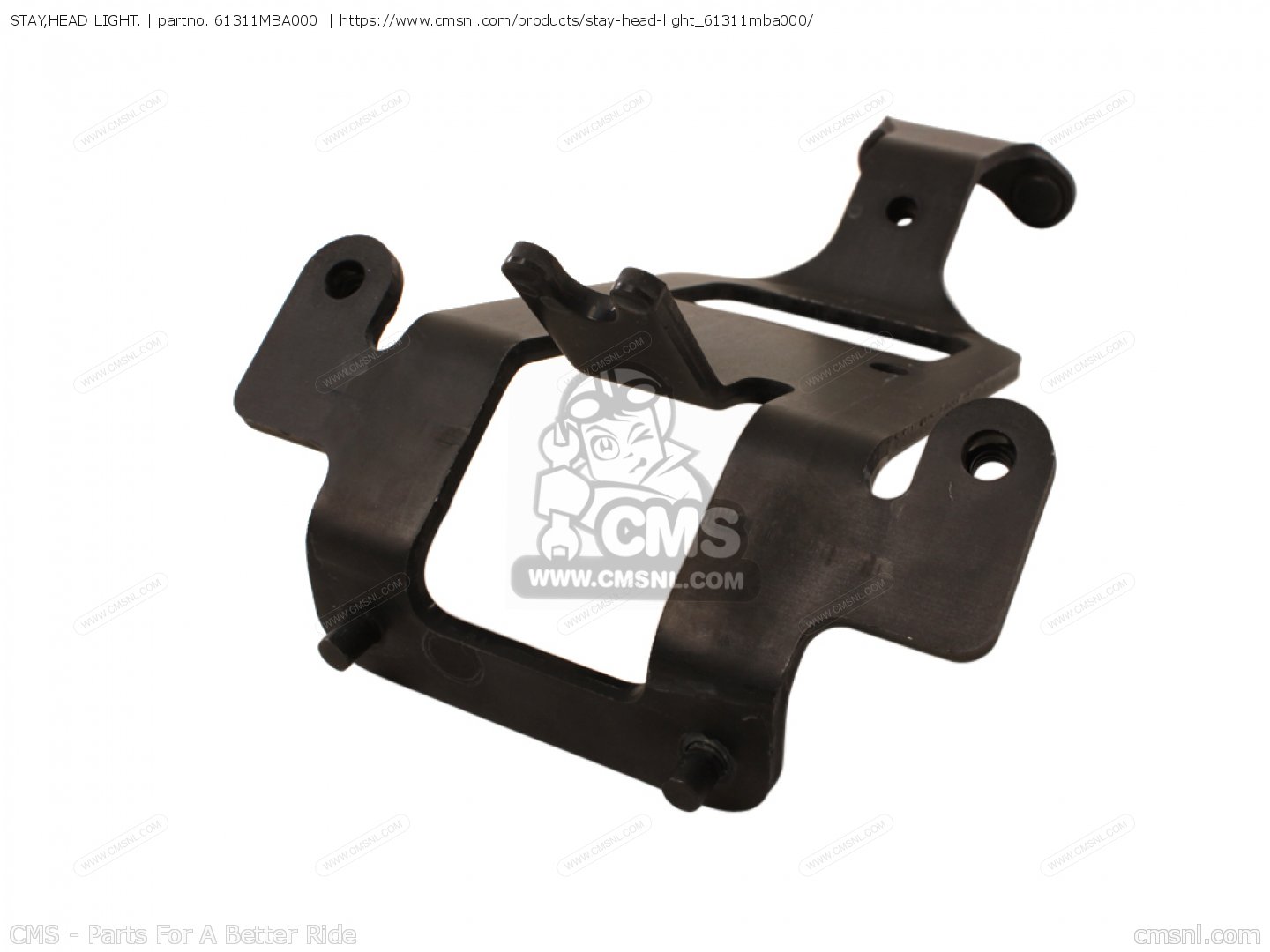 61311MBA000: STAY,HEAD LIGHT. Honda - buy the 61311-MBA-000 at CMSNL