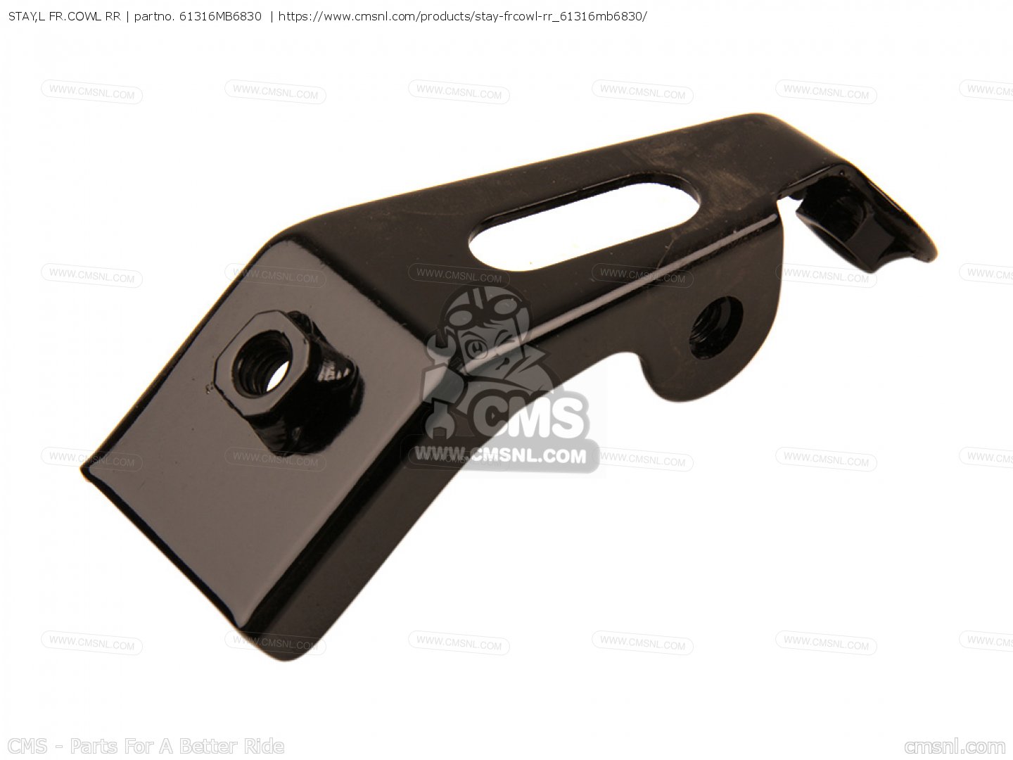 61316MB6830: Stay,l Fr.cowl Rr Honda - buy the 61316-MB6-830 at CMSNL