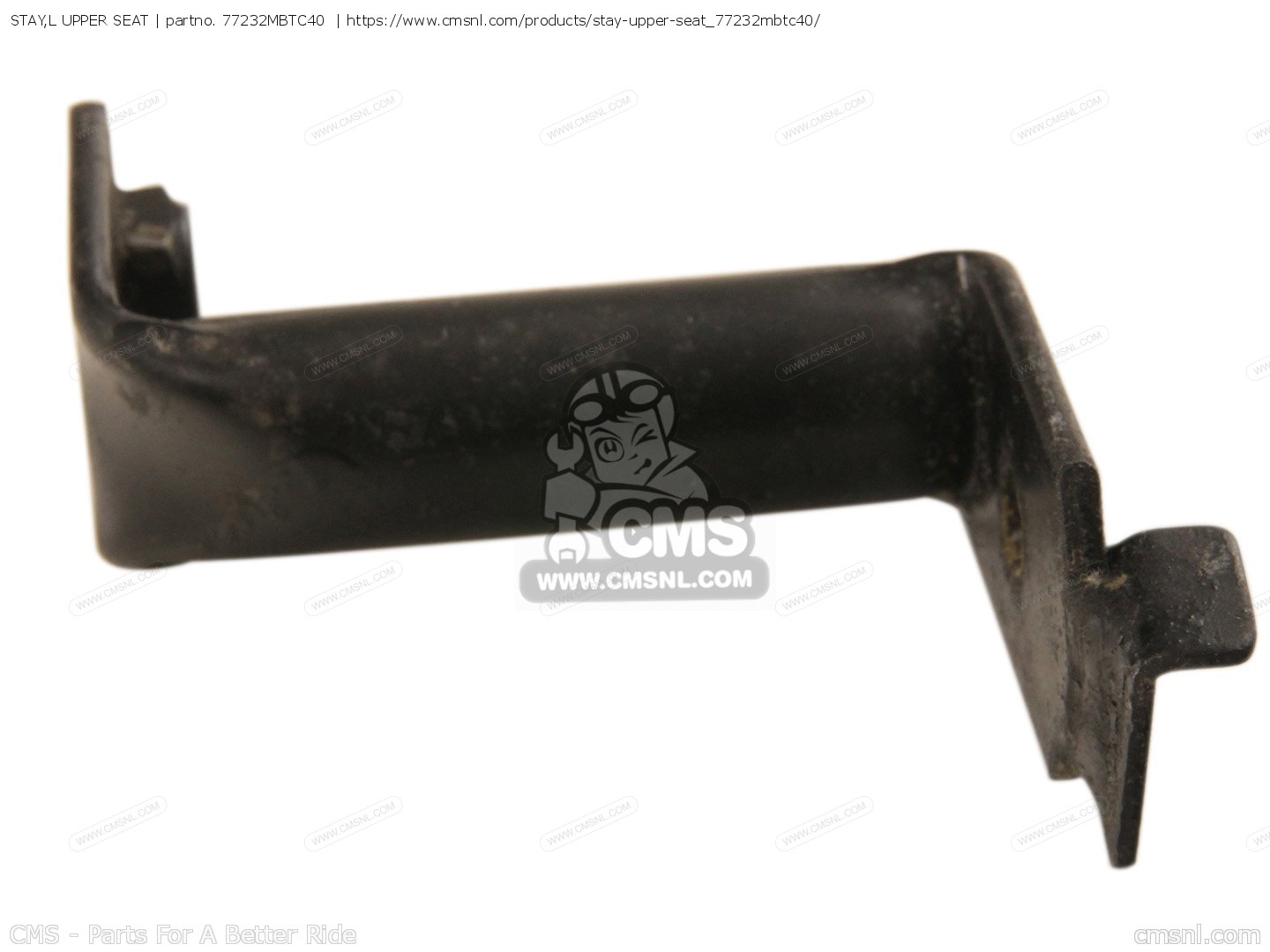 77232MBTC40: STAY,L UPPER SEAT Honda - buy the 77232-MBT-C40 at CMSNL